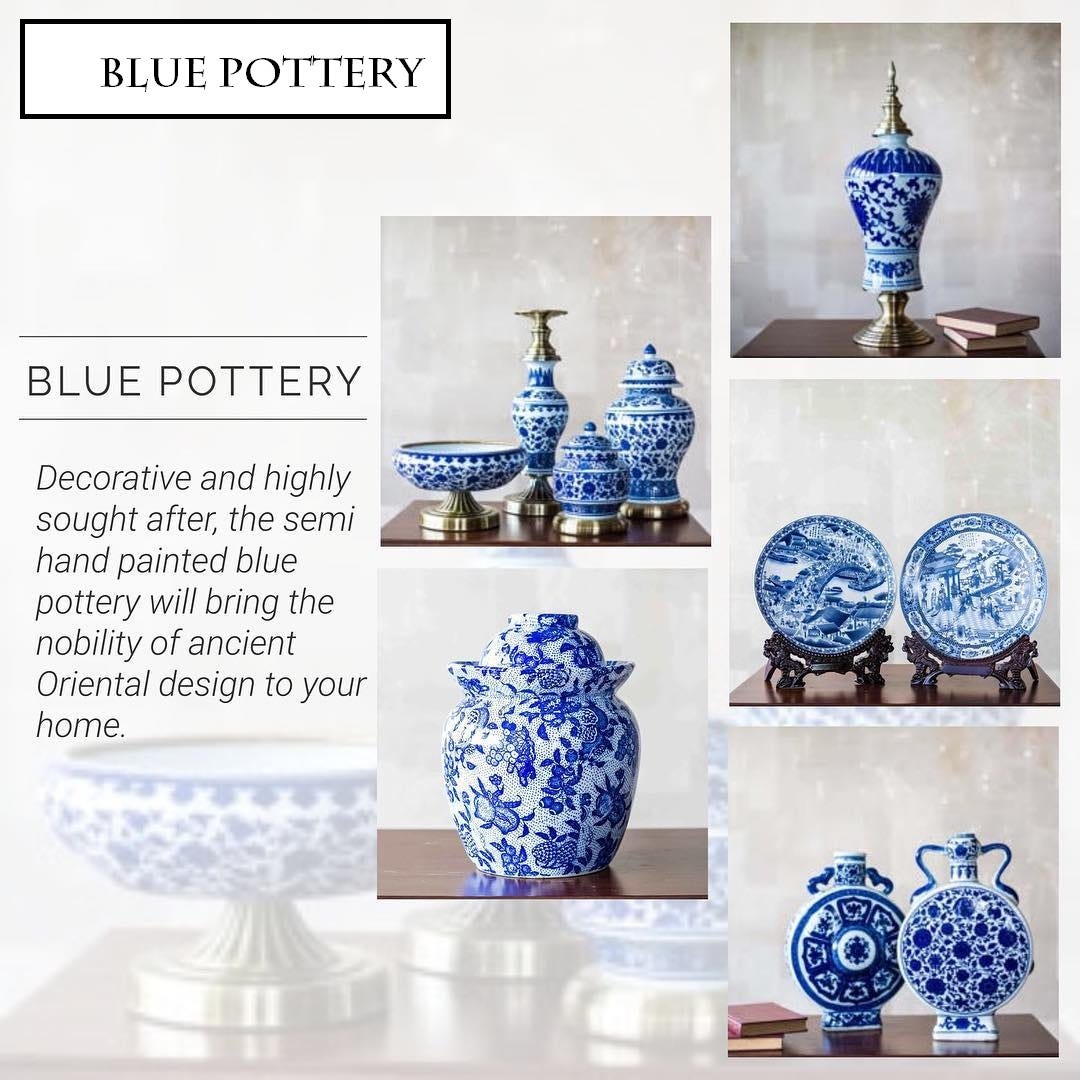 Blue Pottery Gives Elegant Touch To Your Home | by Shivkripa ...