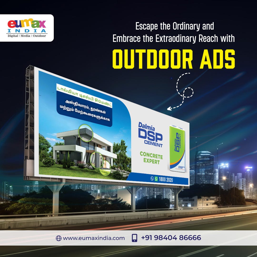 Outdoor Advertising in Bangalore | Eumaxindia | by Neelesh | Mar, 2024 ...