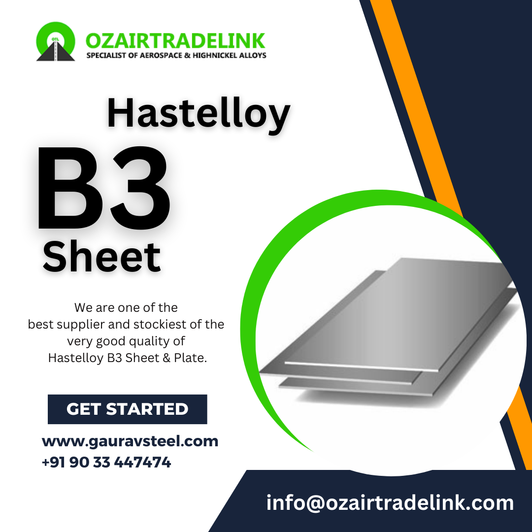 Exploring Top-Quality Hastelloy B3 Sheet Stockist! | by OZAIRTRADELINK ...