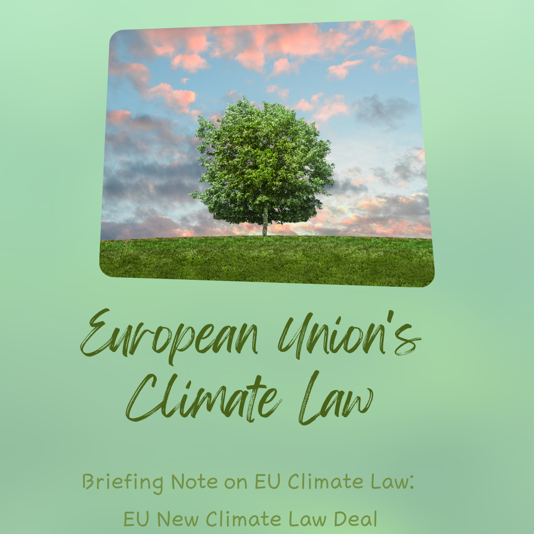 EU New Climate Law Deal. Volume: 6th May 2021 | by Oribi Timothy | Medium
