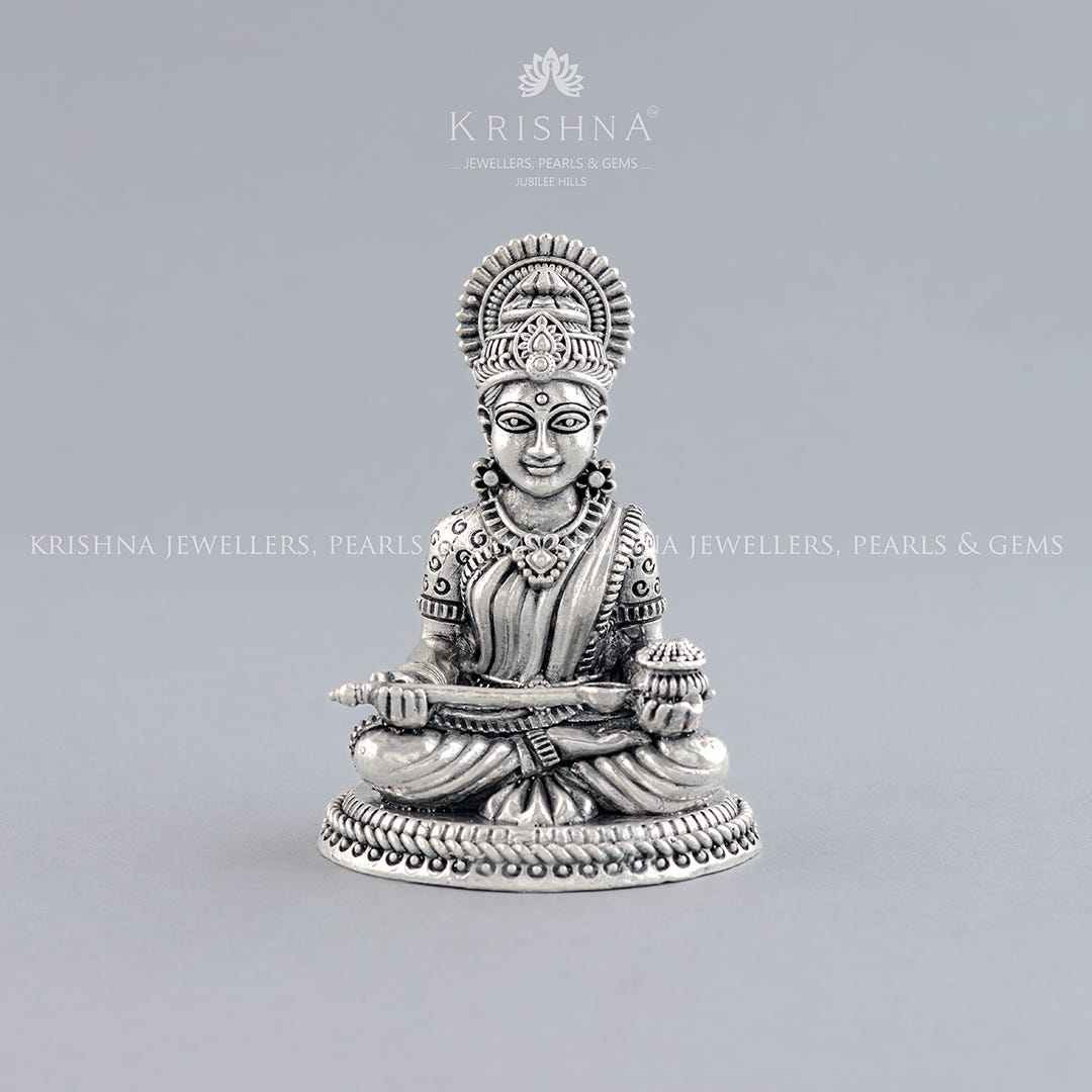 exquisiteness The Silver Annapurna Devi Idol: Embracing Divine ...
