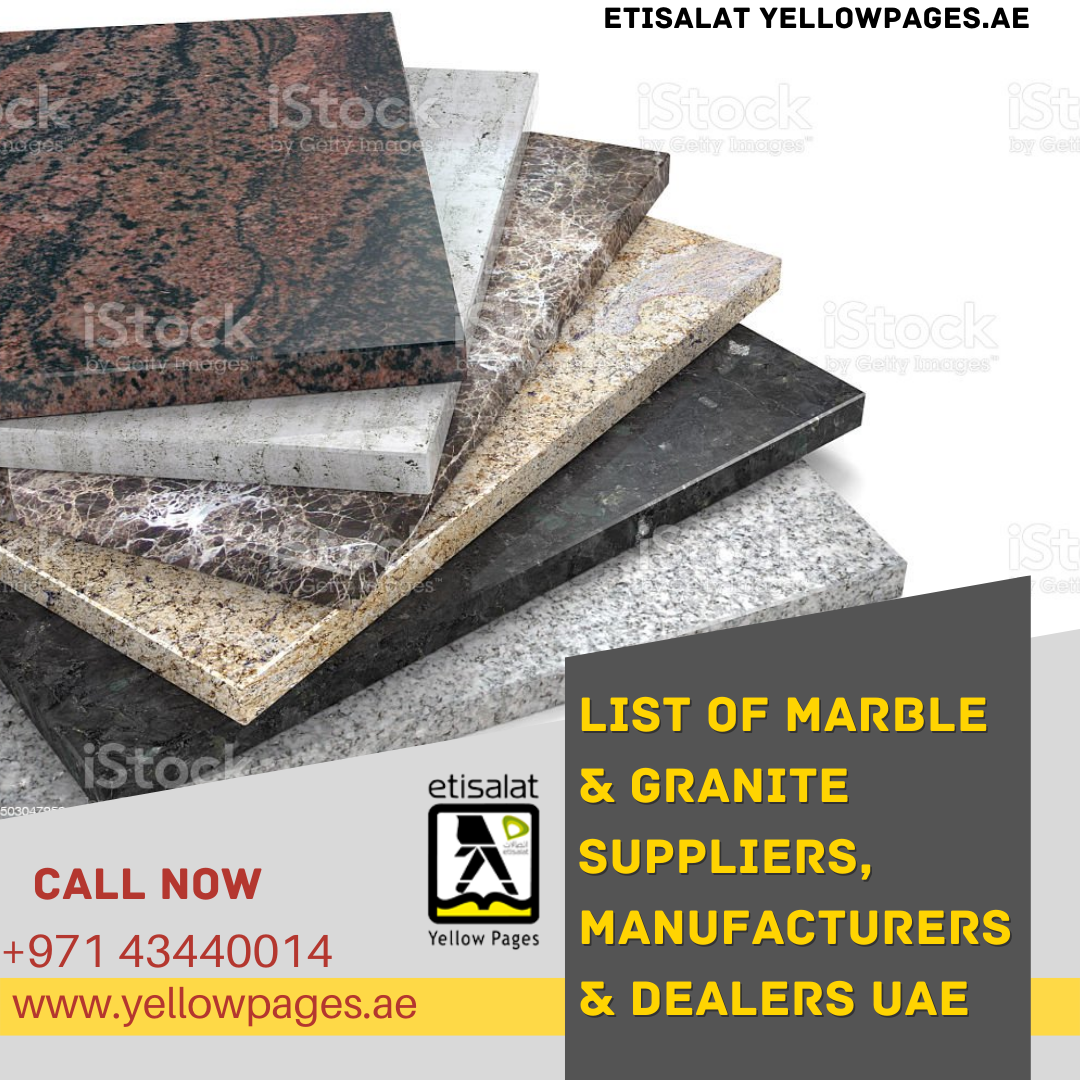 List of Marble & Granite Suppliers, Manufacturers & Dealers UAE ...