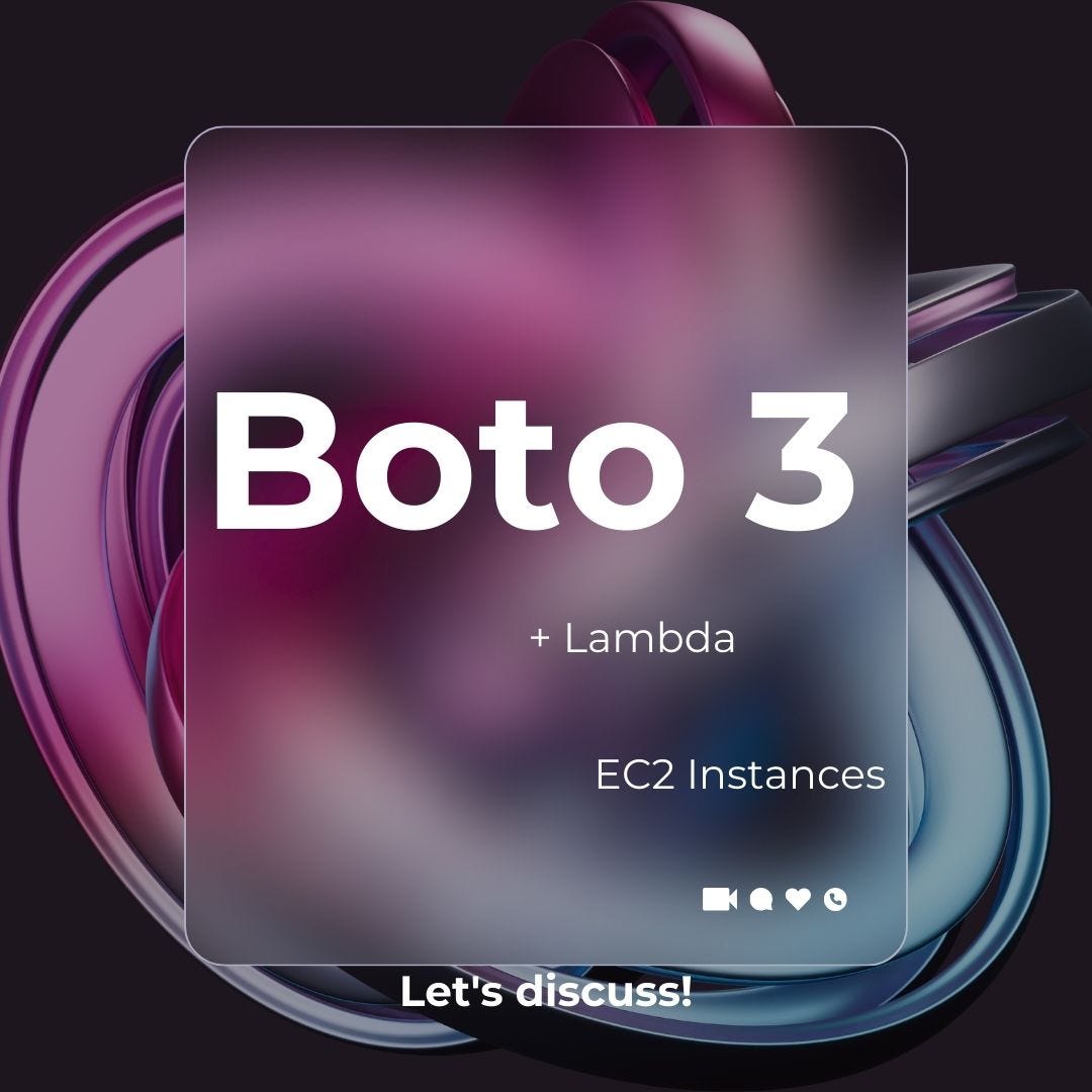 Boto 3 & Utilizing Lambda to Stop Instances | by Cristen Mack | Feb, 2024 | Medium