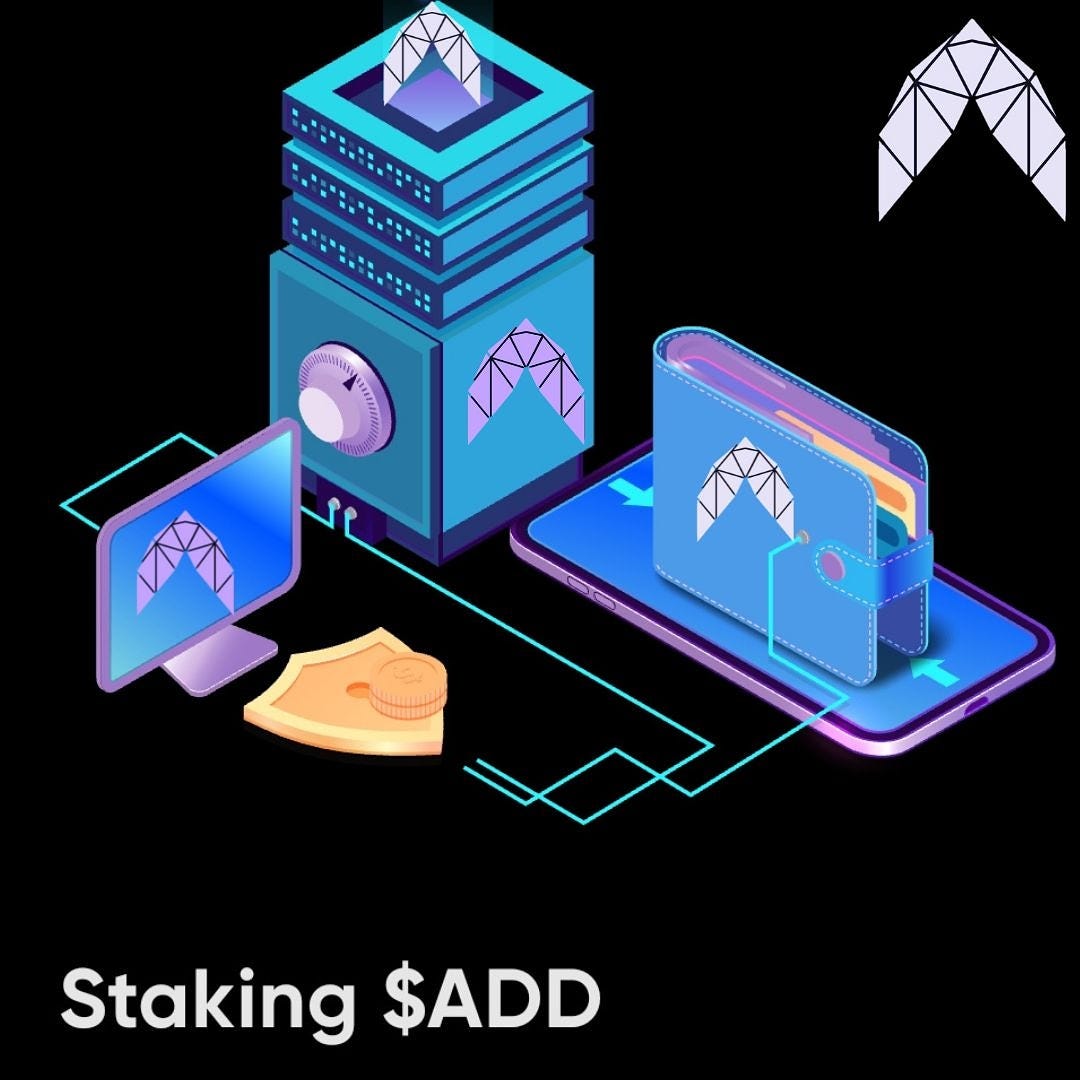 Stake $ADD and earn 🤑🤑 Stake and Earn $ADD rewards just by holding $ADD ...