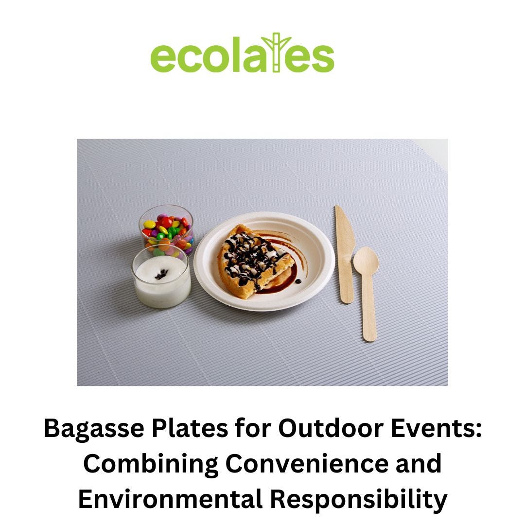 Bagasse Plates for Outdoor Events: Combining Convenience and ...