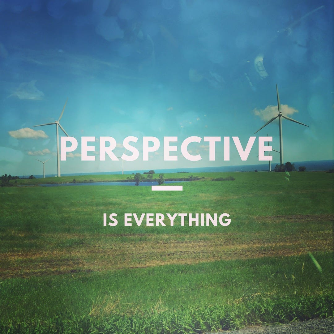 Perspective is Everything. #startup #entreprener #motivation #ambition ...