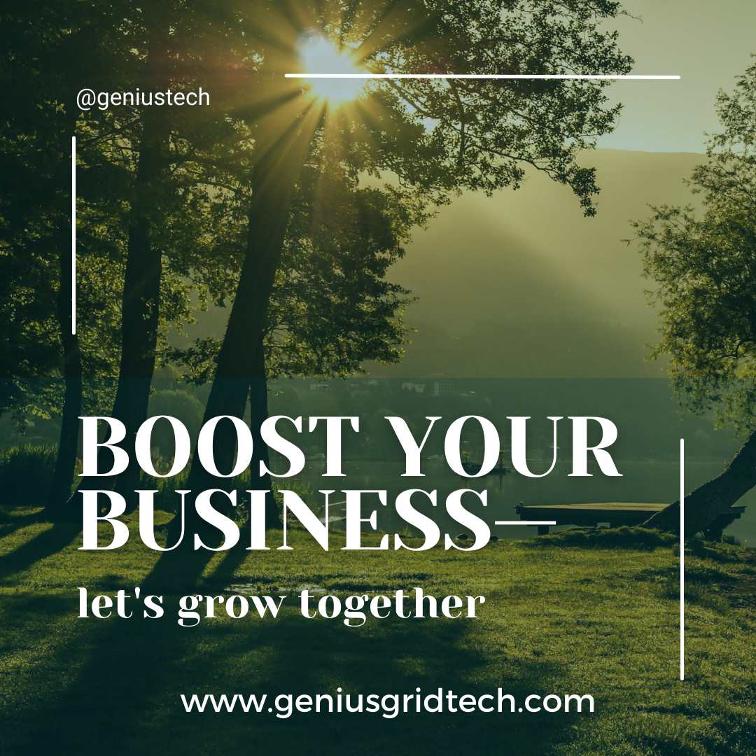 Boost your business — let’s grow together! 🚀 - Geniusgrid Technologies ...