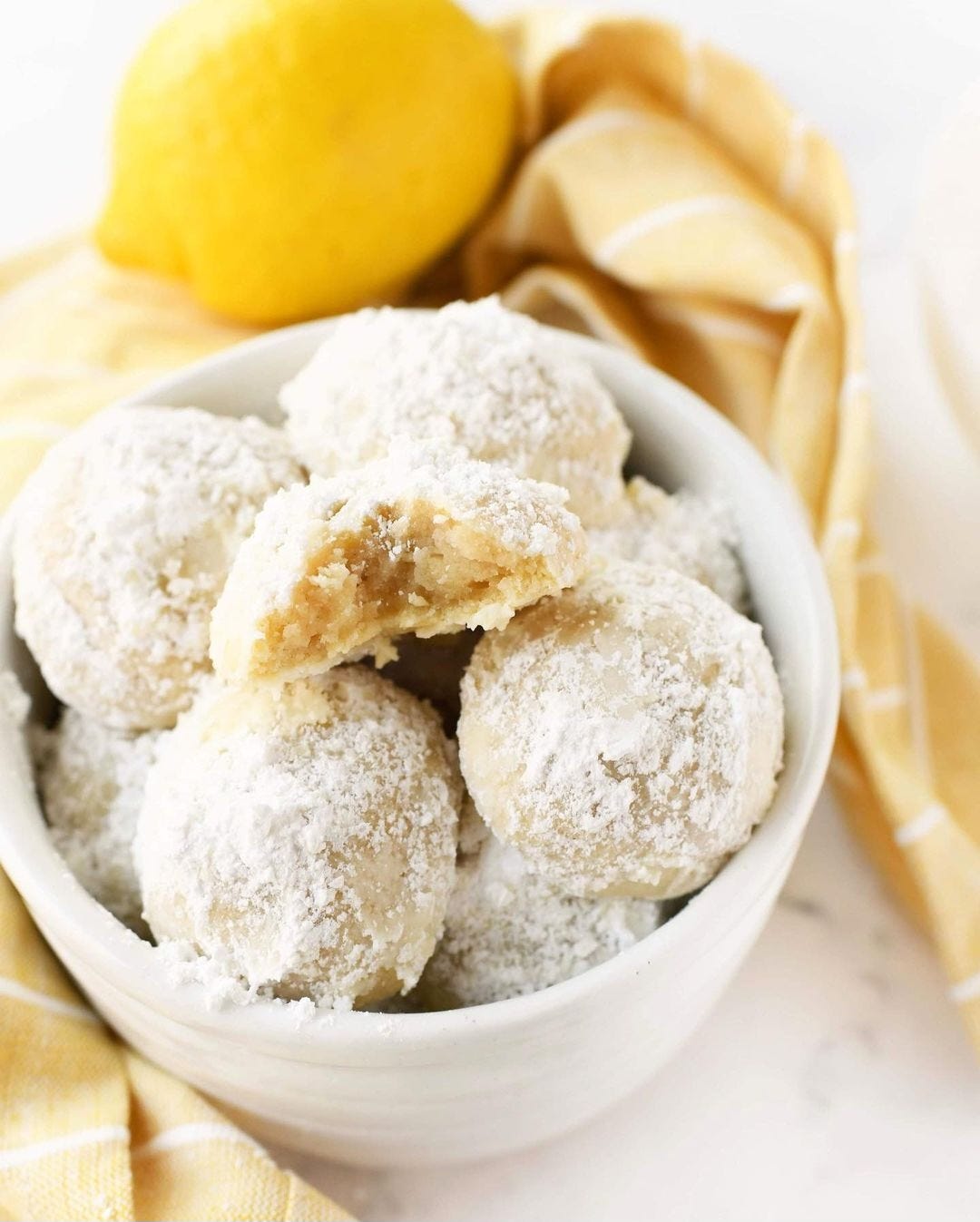 Lemon Snowball Cookies Recipe. Lemon snowball cookies, also known as ...
