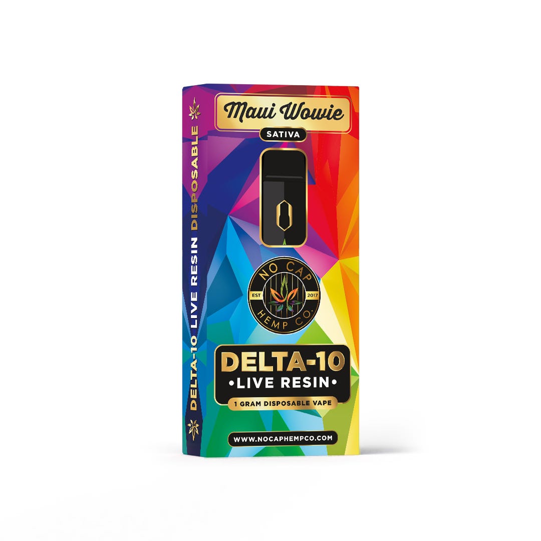Delta 10 THC Live Resin Disposable Vape — 1 Gram - Nocaphempco - Medium