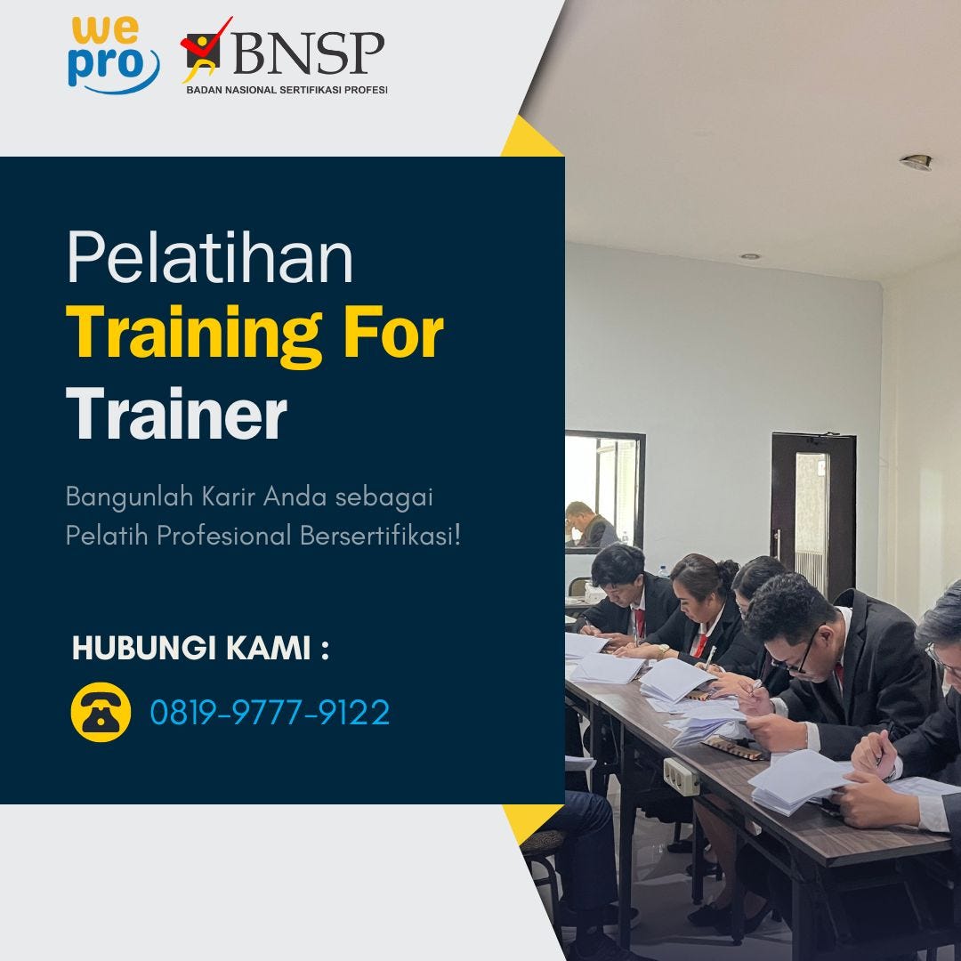 YANG BARU, WA 0831–3000–0564, Program Pelatihan TOT BNSP Wonogiri Wepro | by ...
