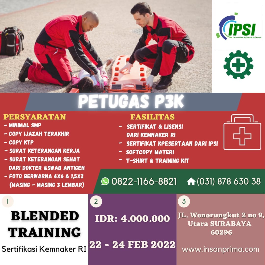 PT Insan Prima Sejahtera Indonesia merupakan PJK3 yang menyediakan jasa ...