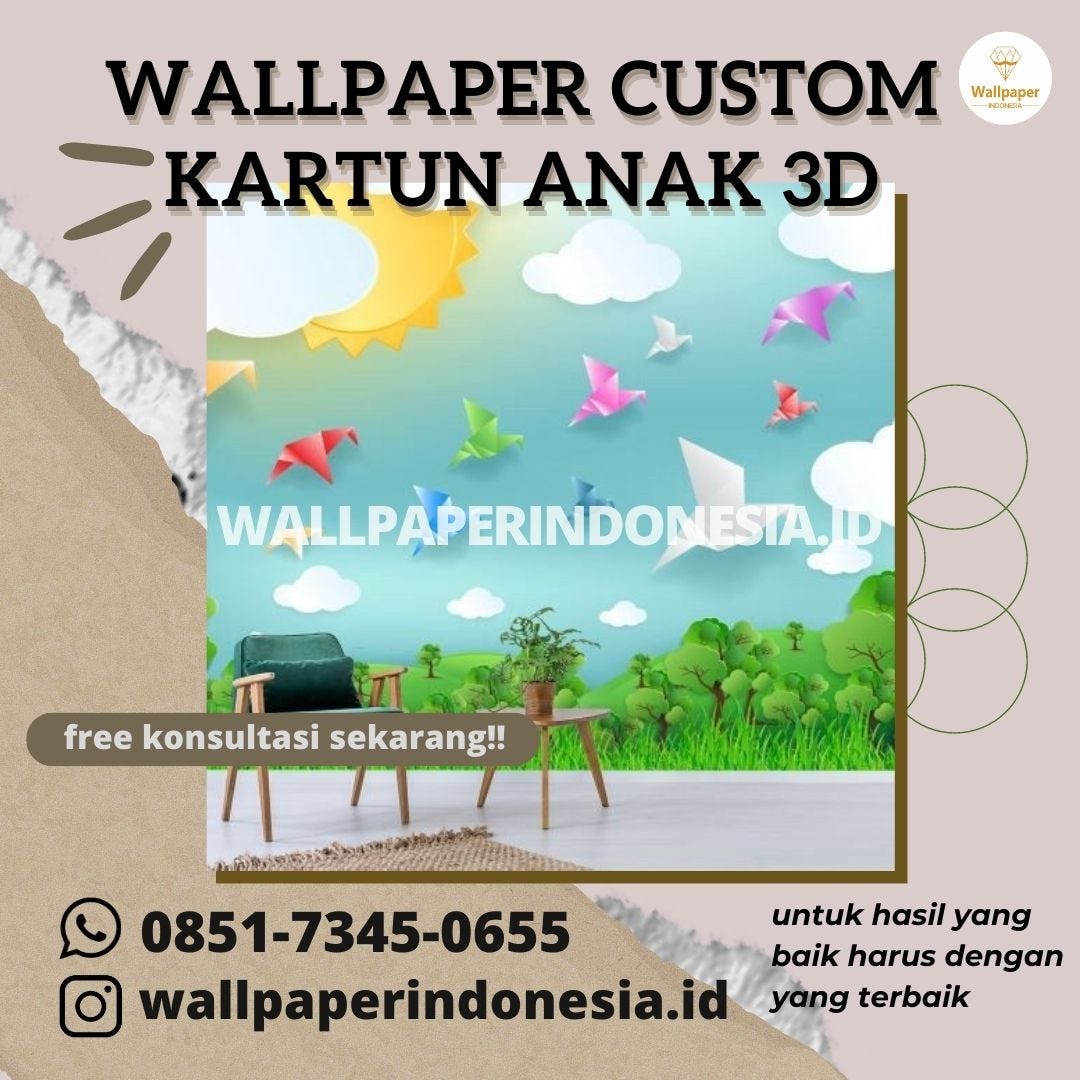 Wallpaper Custom Kartun Anak 3D. WALLPAPER CUSTOM KARTUN ANAK 3D | by ...