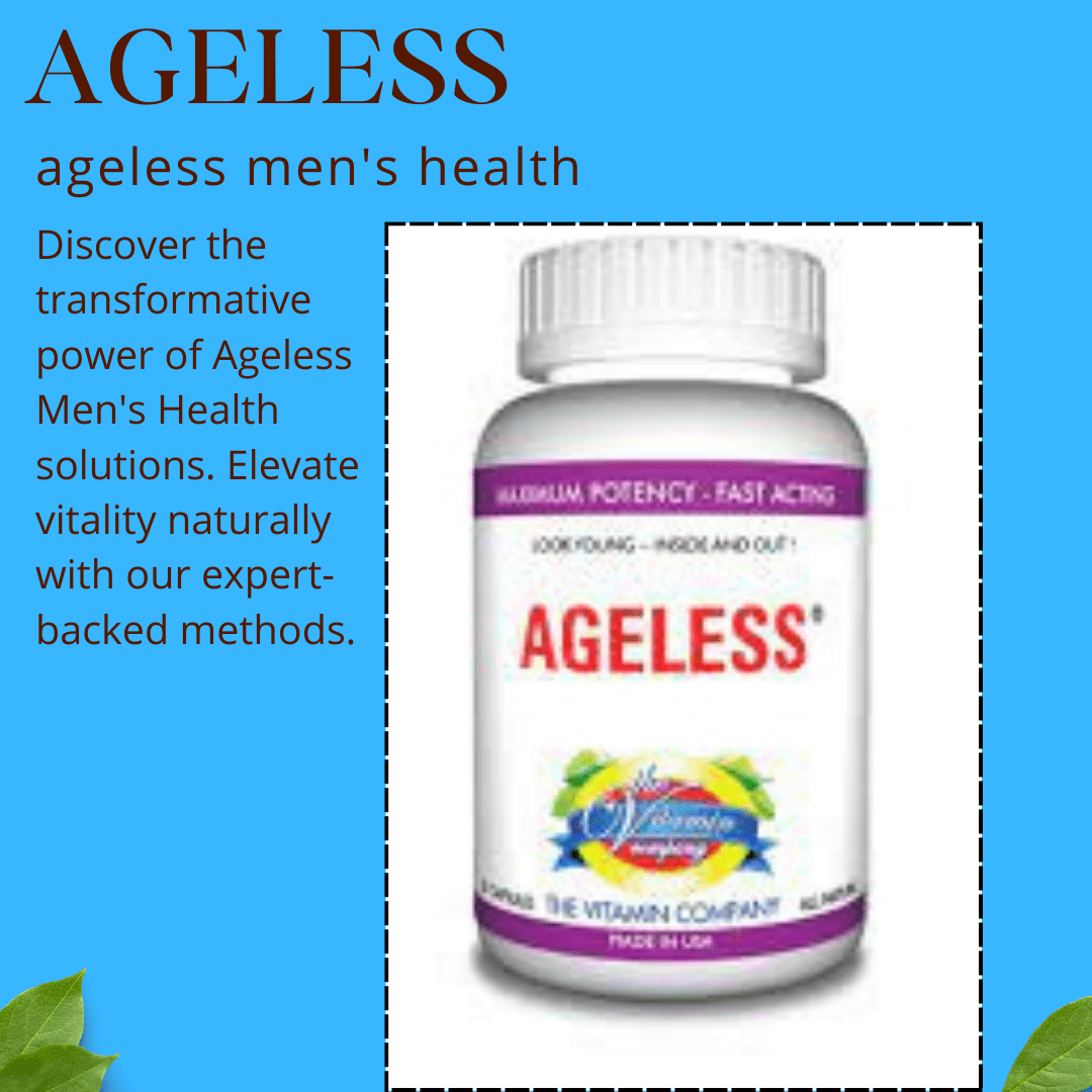 Ageless Men’s Health: Boosting Vitality and Well-being Naturally | by ...