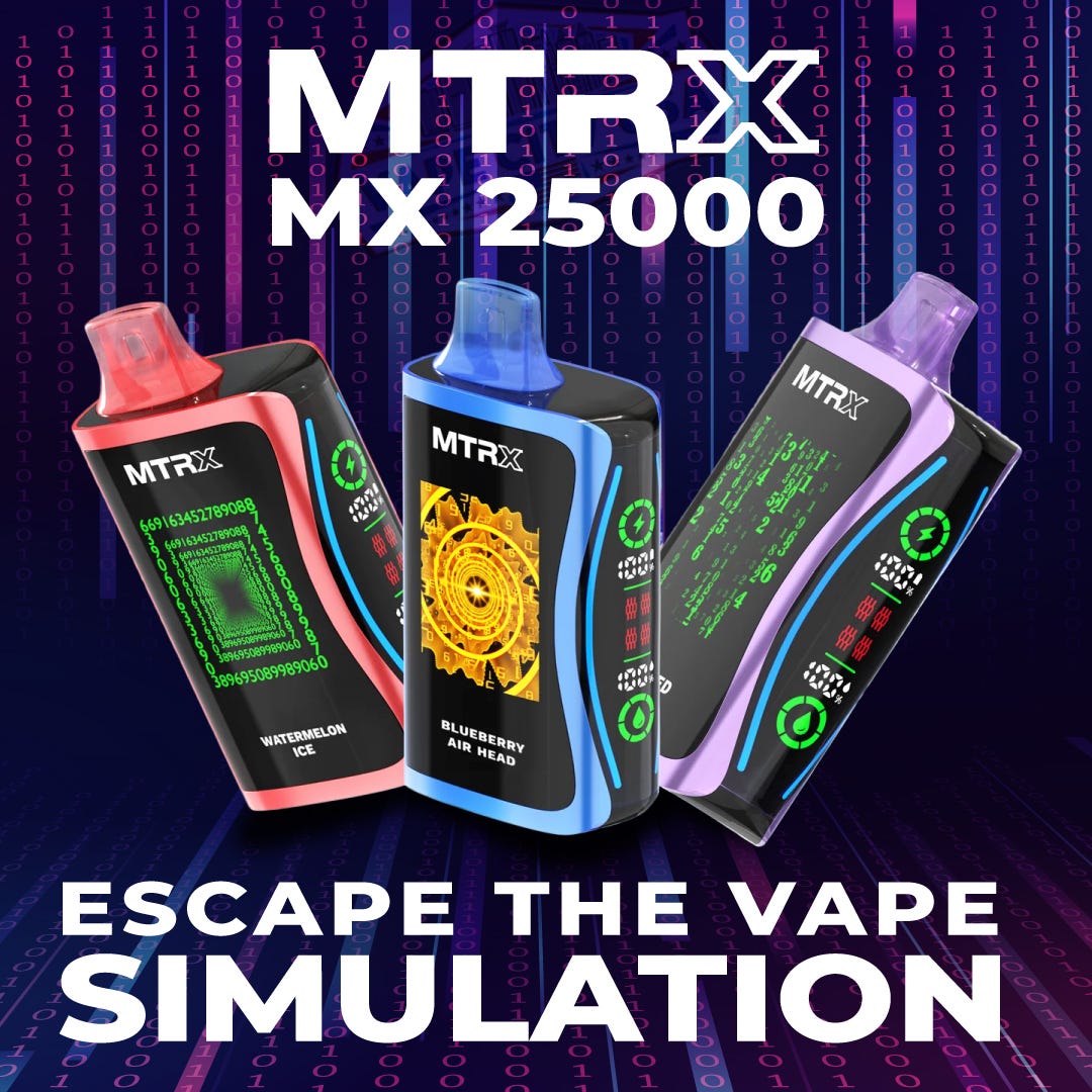 MTRX MX 25000: The Latest Revolution in Disposable Vapes for an ...