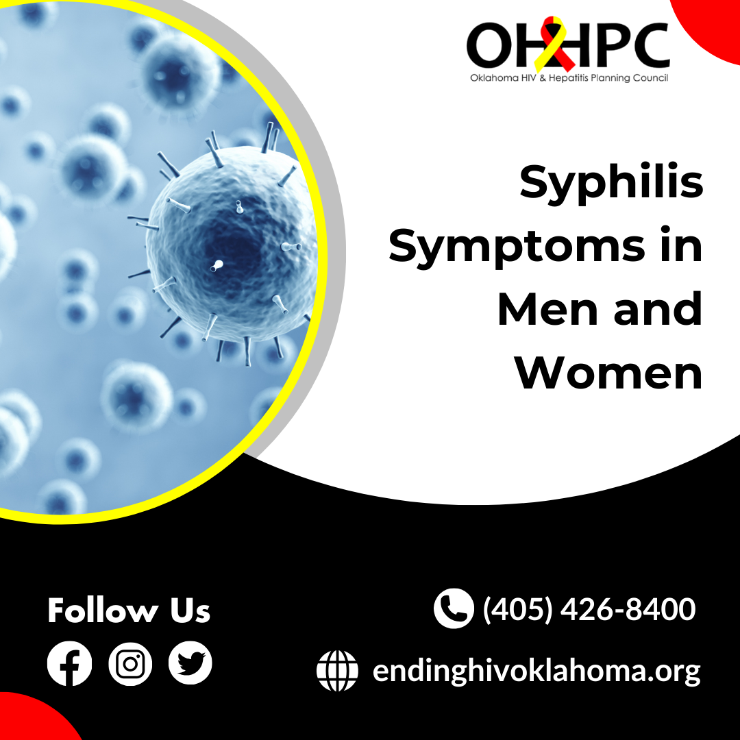 Syphilis Symptoms in Men and Women - Ending HIV Oklahoma - Medium