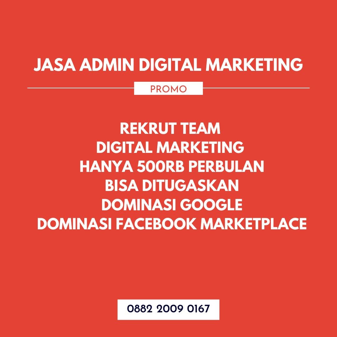 WA 0882 2009 0167 JASA ADMIN DIGITAL MARKETING Toraja Utara - Aldi Berkelaz - Medium