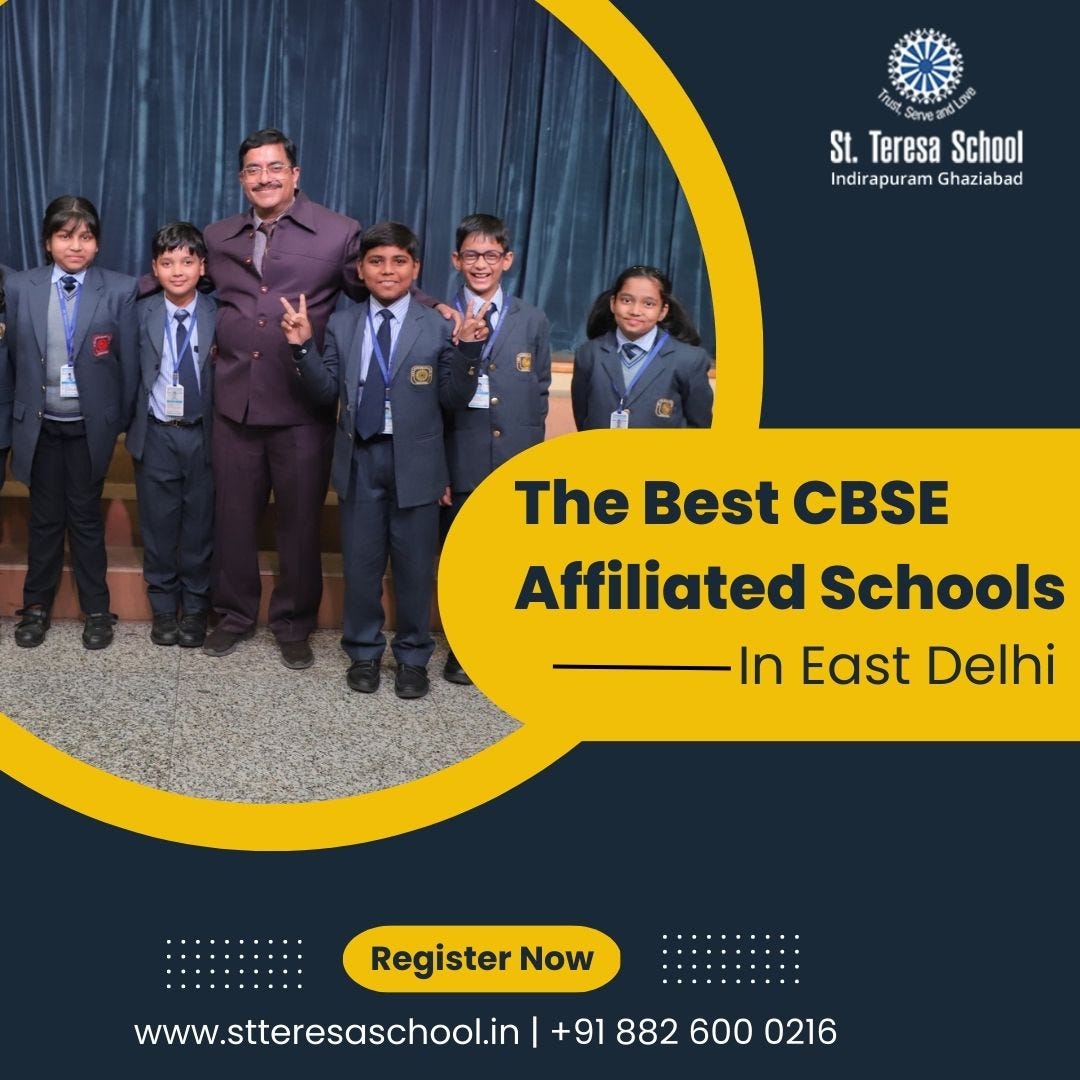 The Best CBSE Affiliated Schools In East Delhi - St. Teresa School - Medium