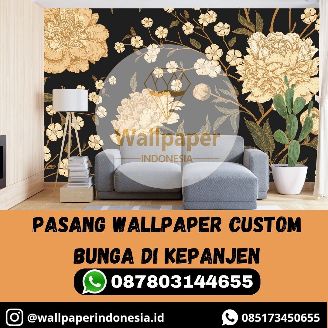Pasang wallpaper custom bunga di kepanjen | by Tukangwallpaper | Medium