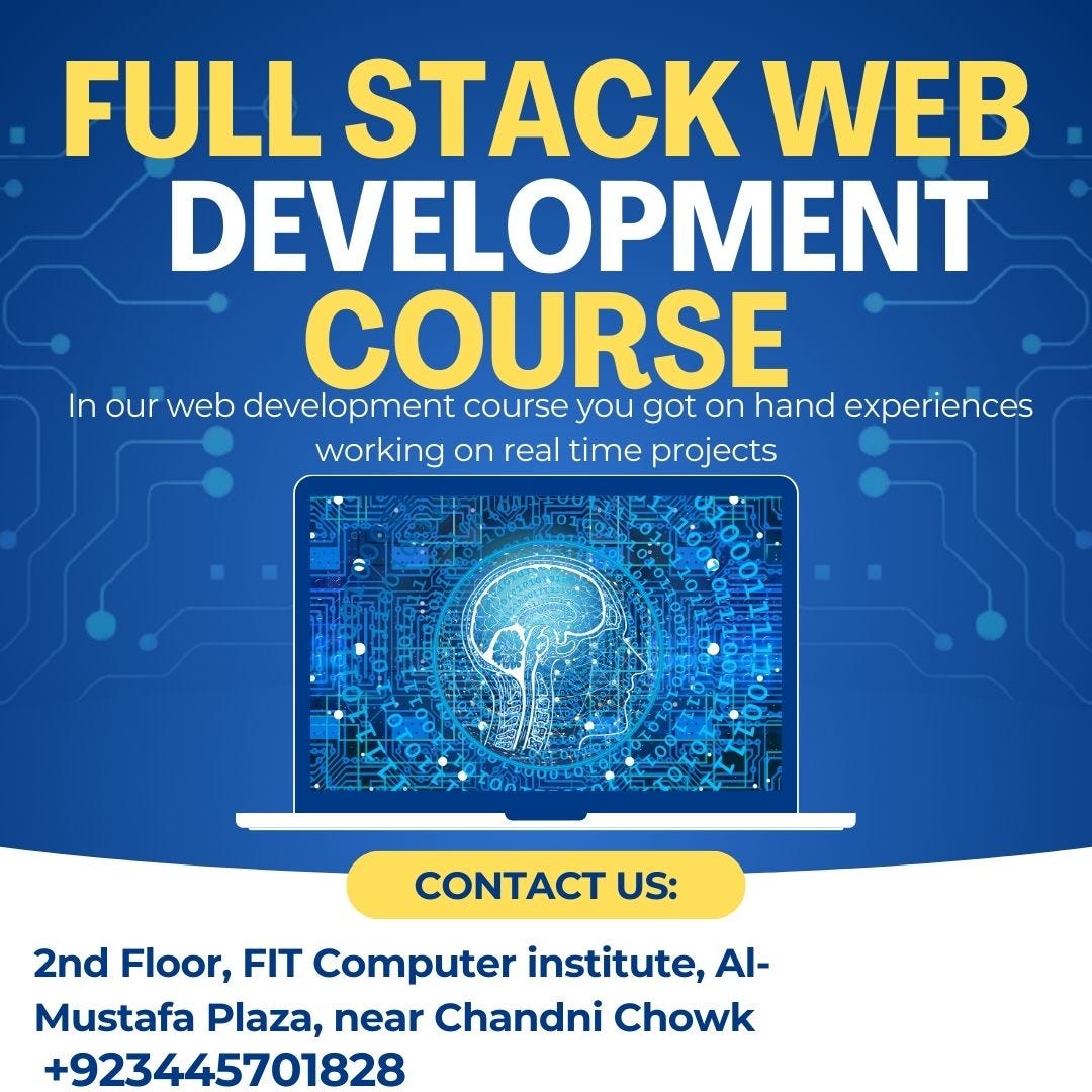 Full Stack Web Development Course in Rawalpindi & Islamabad | by FIT Computer institute | Feb ...