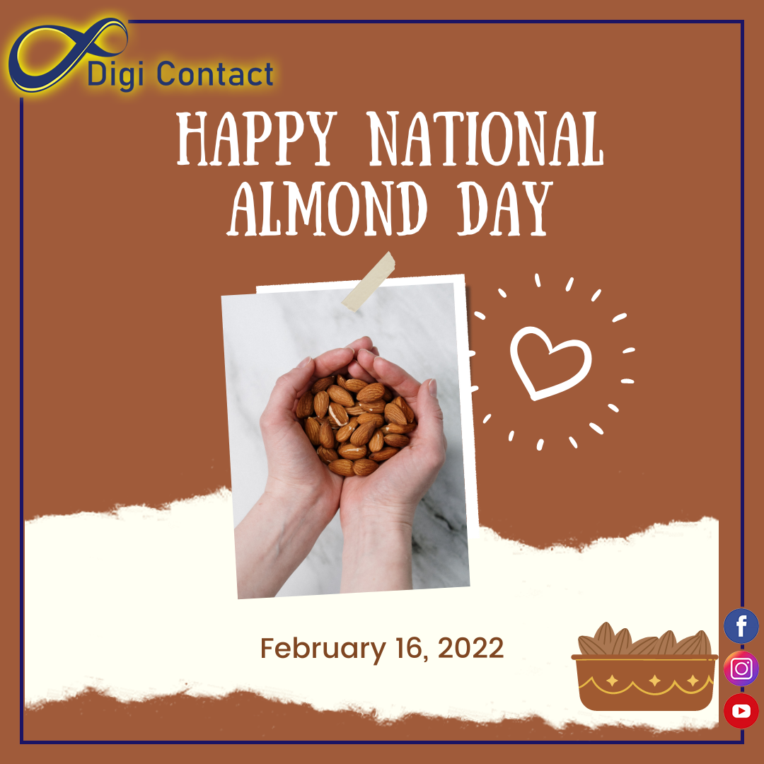 Happy National Almond Day to all. Almonds are loaded with nutrition and ...