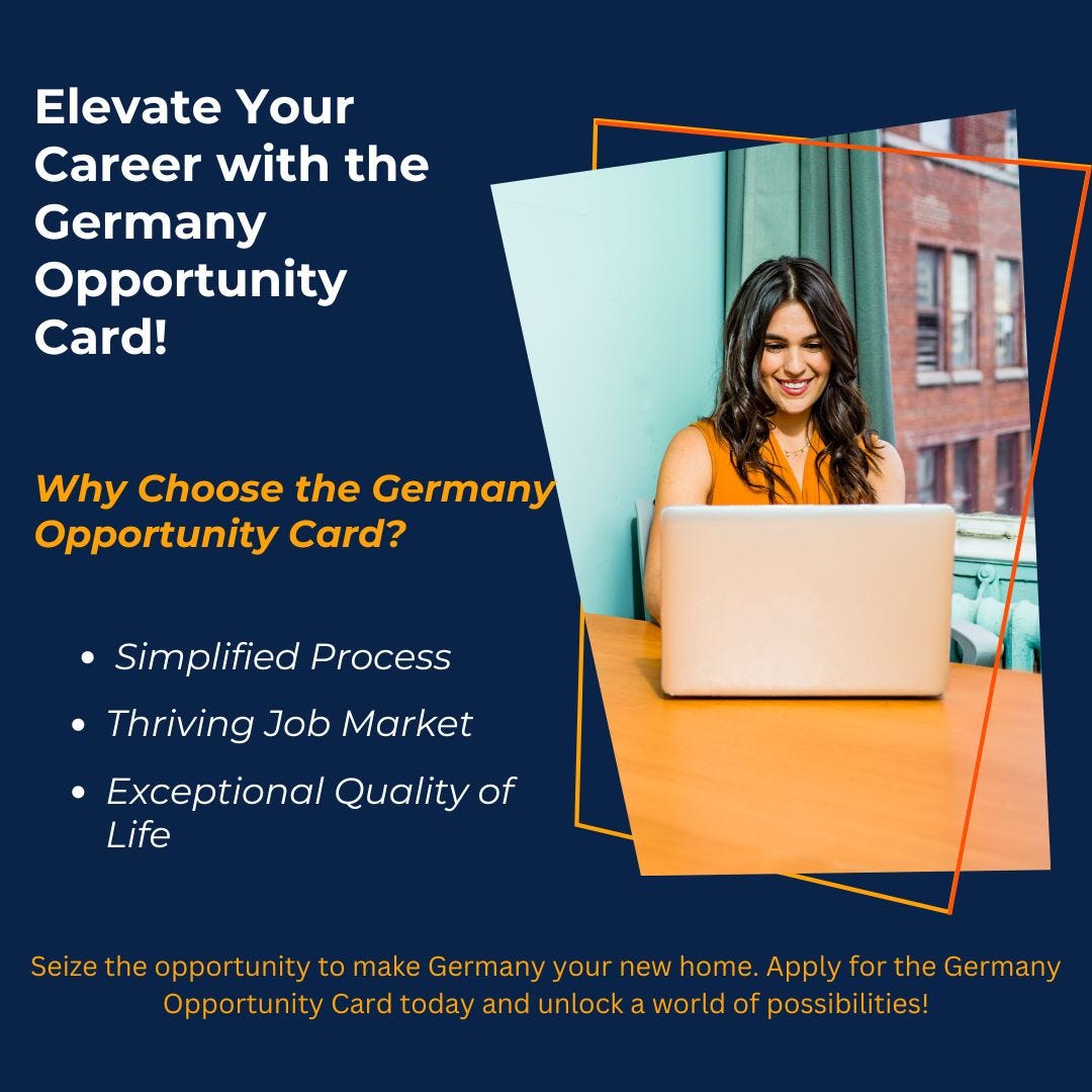 Germany’s Opportunity Card: A Gateway to a Bright Future | by ...