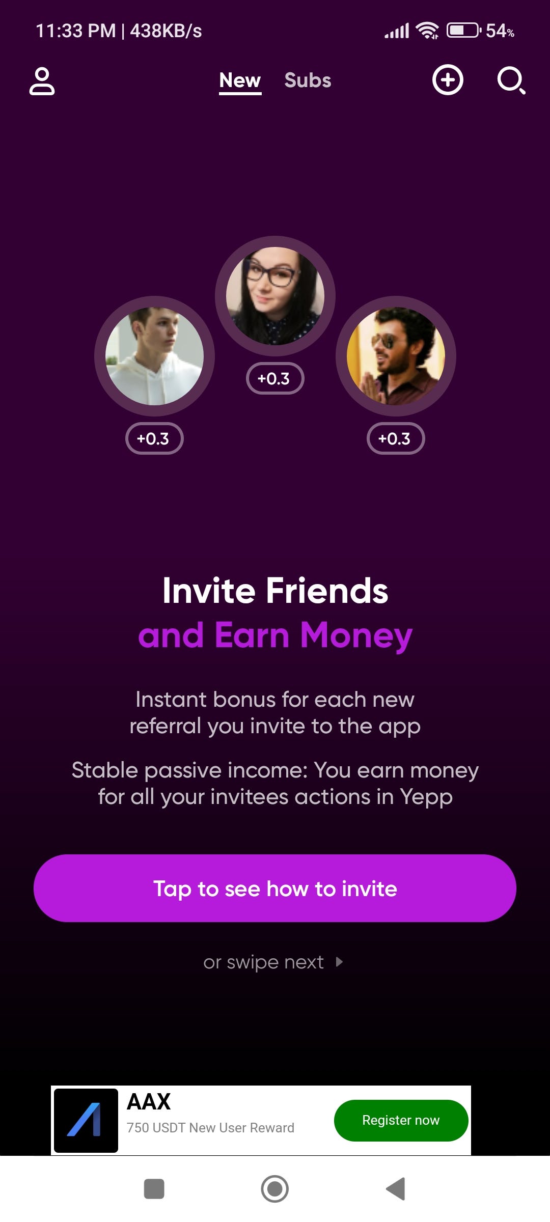 Hey Guys. This is the best app to earn Unlimited Usdt . Just install ...
