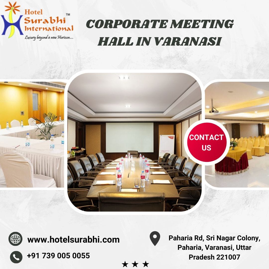Best Corporate Meeting Hall in Varanasi - Hotel Surabhi International ...