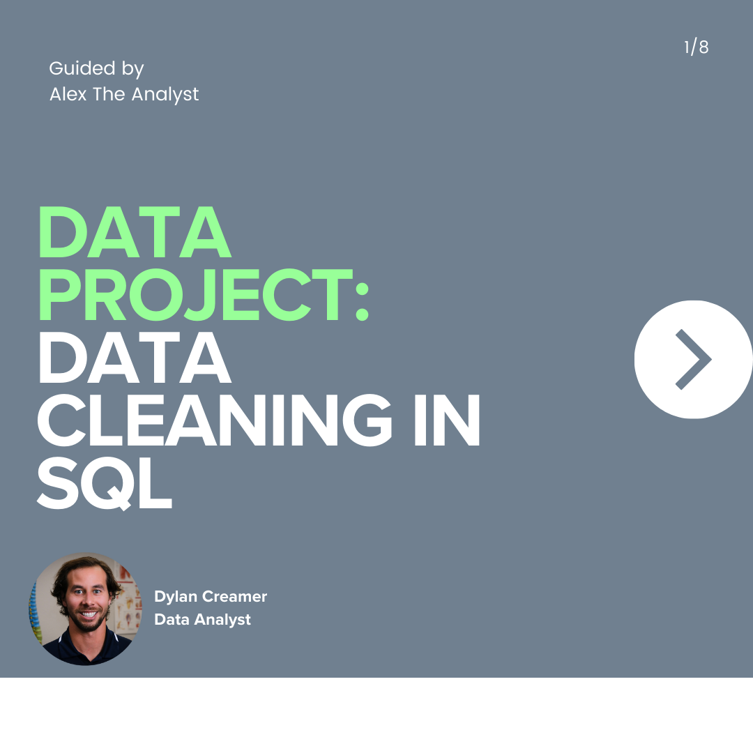Tennessee Housing Data Cleaning in SQL | by Dylan Creamer | Medium