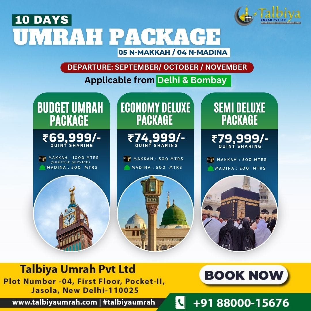 Embark on a transformative journey with Talbiya Umrah Pvt Ltd 🕋🤲 | by Talbiya Umrah Pvt Ltd ...