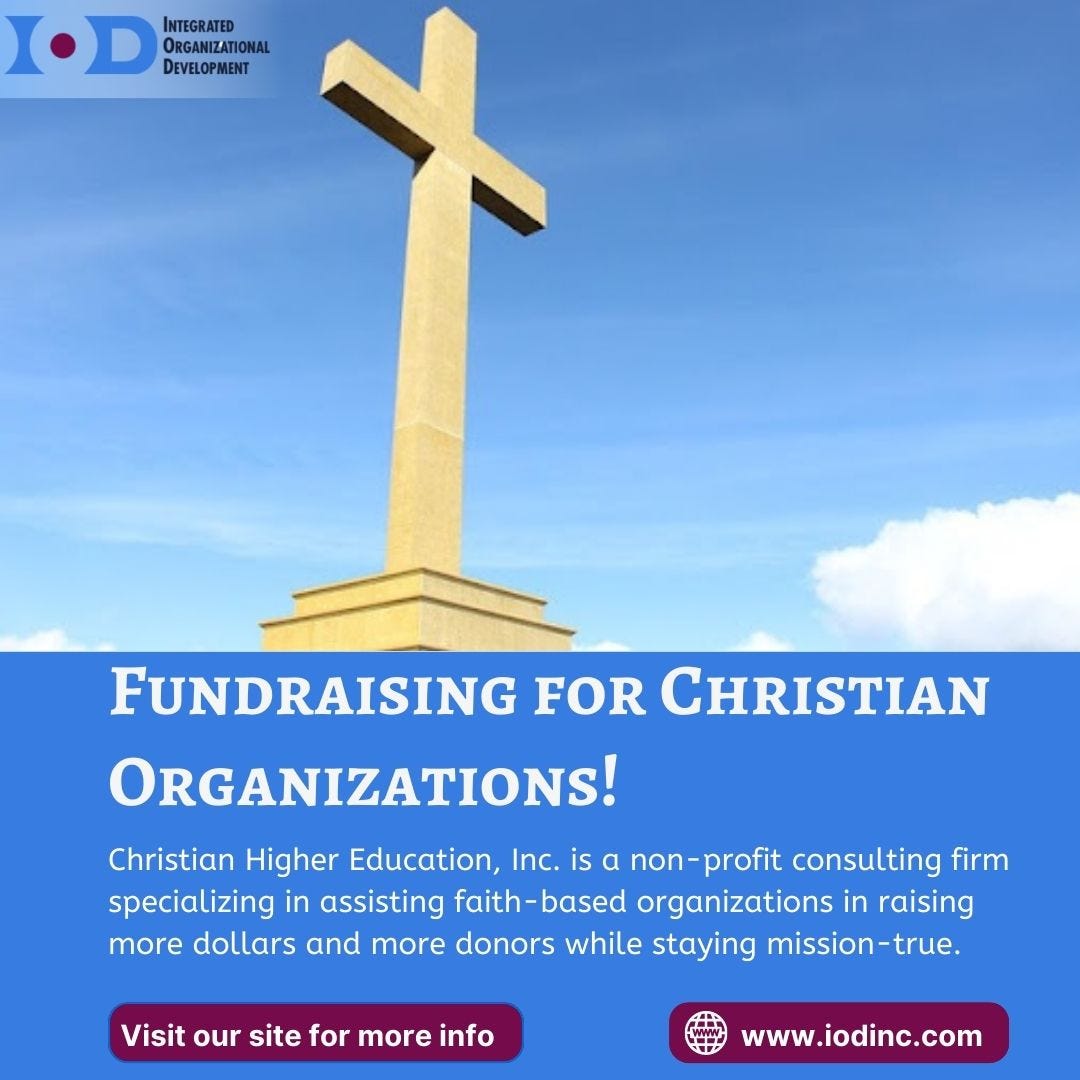 Fundraising for Christian Organizations! - Integrated Organizational ...