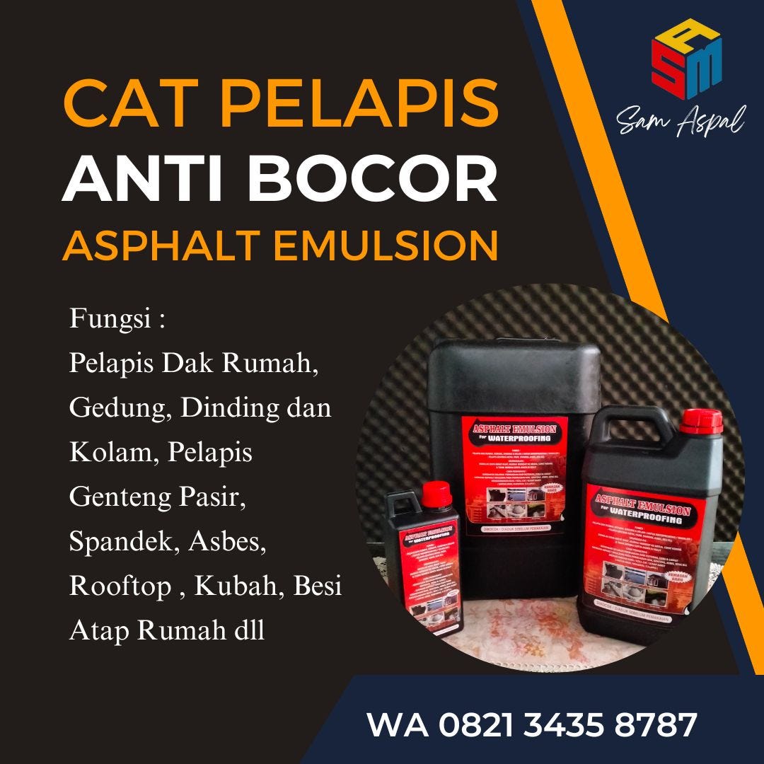 Aspal Cair Cat Pelapis Anti Bocor Yang Terbaik Untuk Dak Beton | by ...