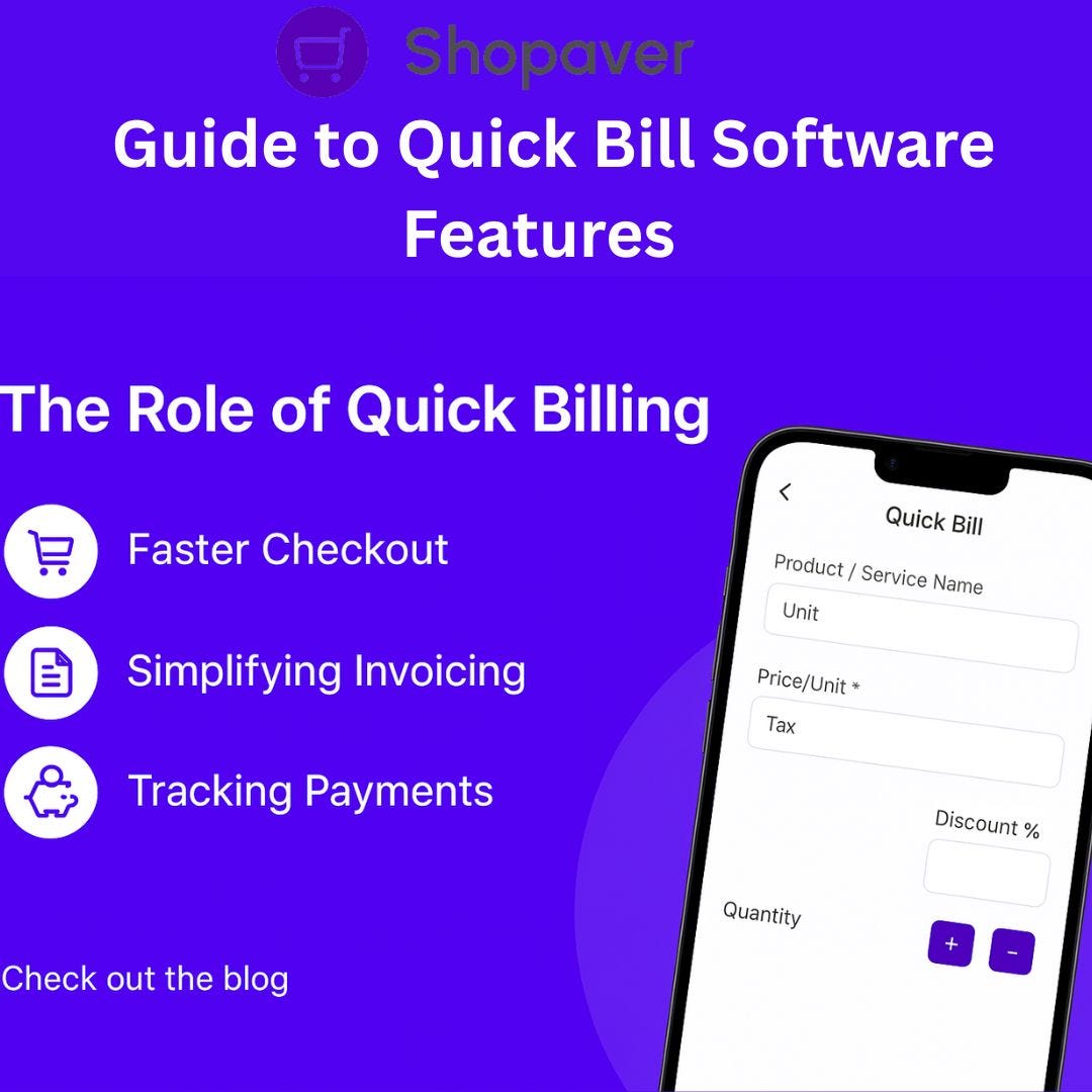 🧾 Step-by-Step Guide to Quick Bill Software Features | by ...