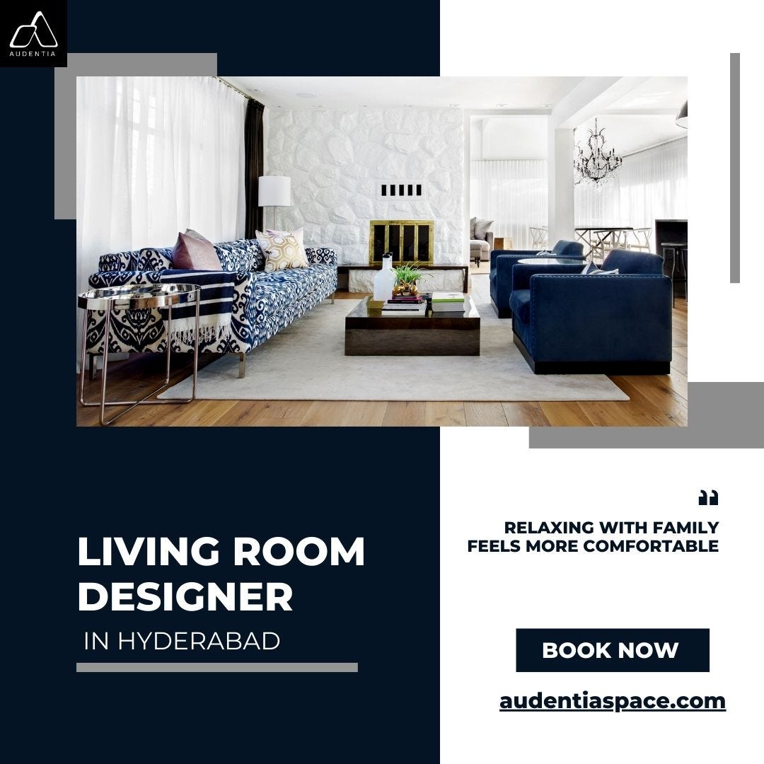 Living Room Designer in Hyderabad - Audentia Space - Medium