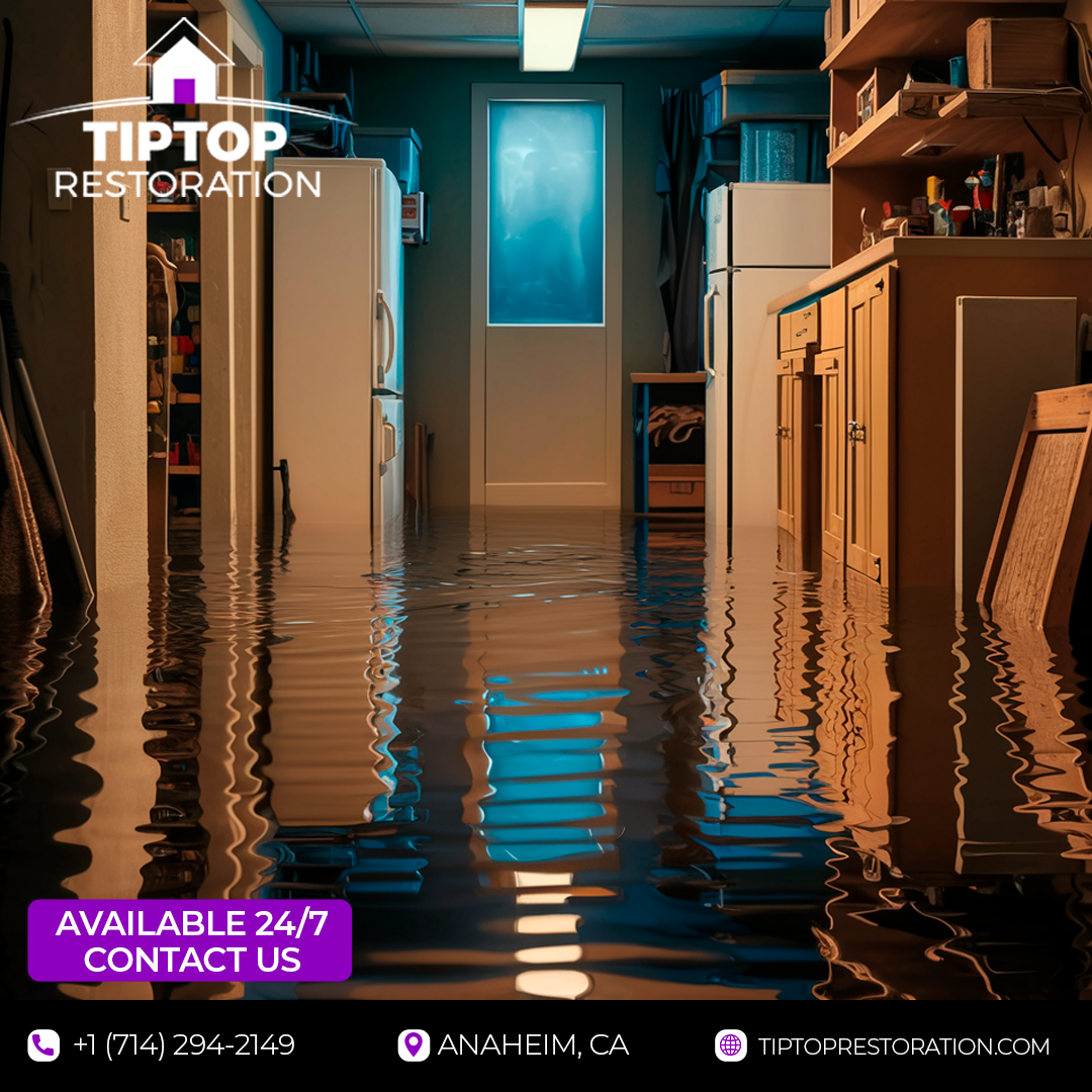 Flooding in the basement due to a broken sump pump in Anaheim, CA | by ...