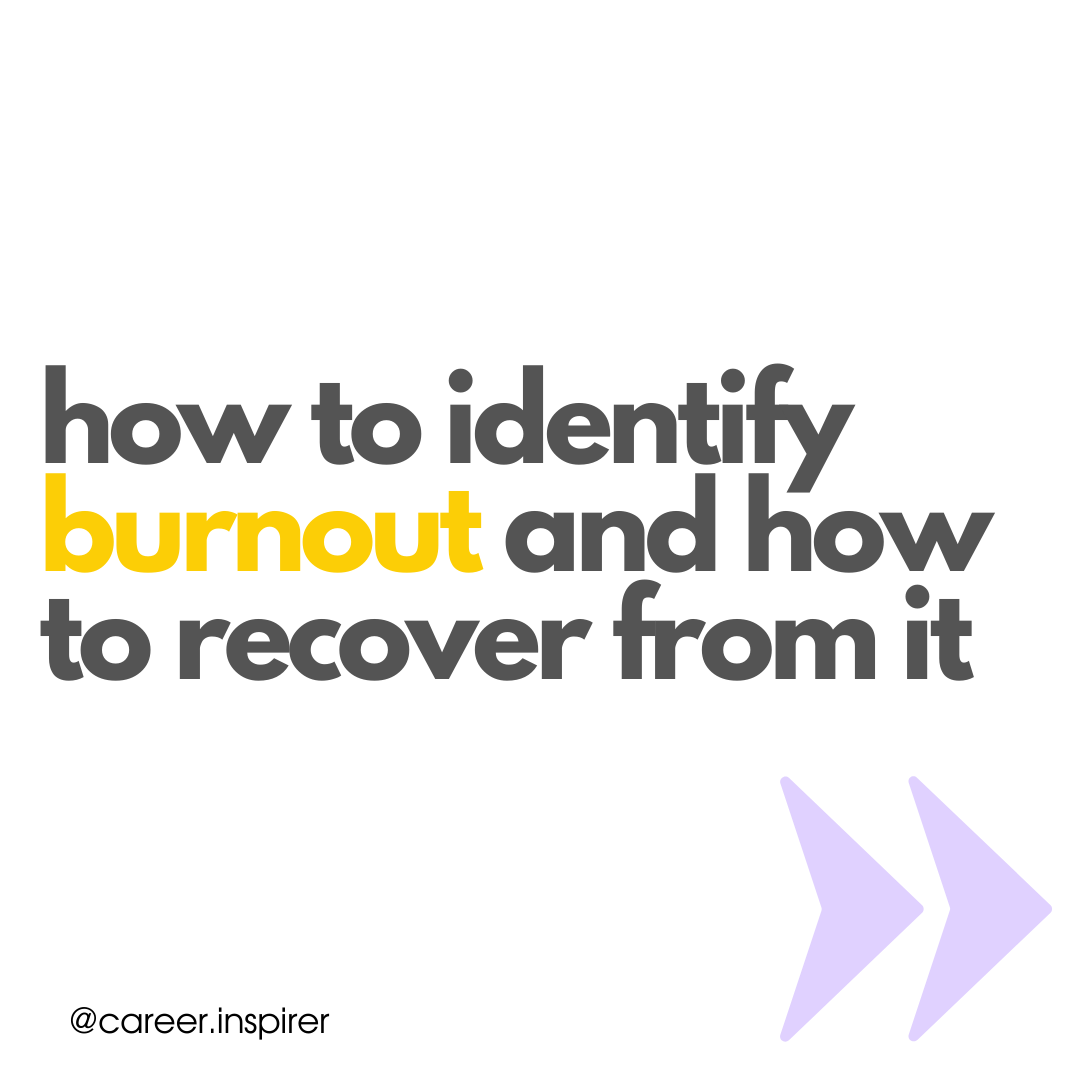 How to identify burnout and how to recover from it | by @career ...