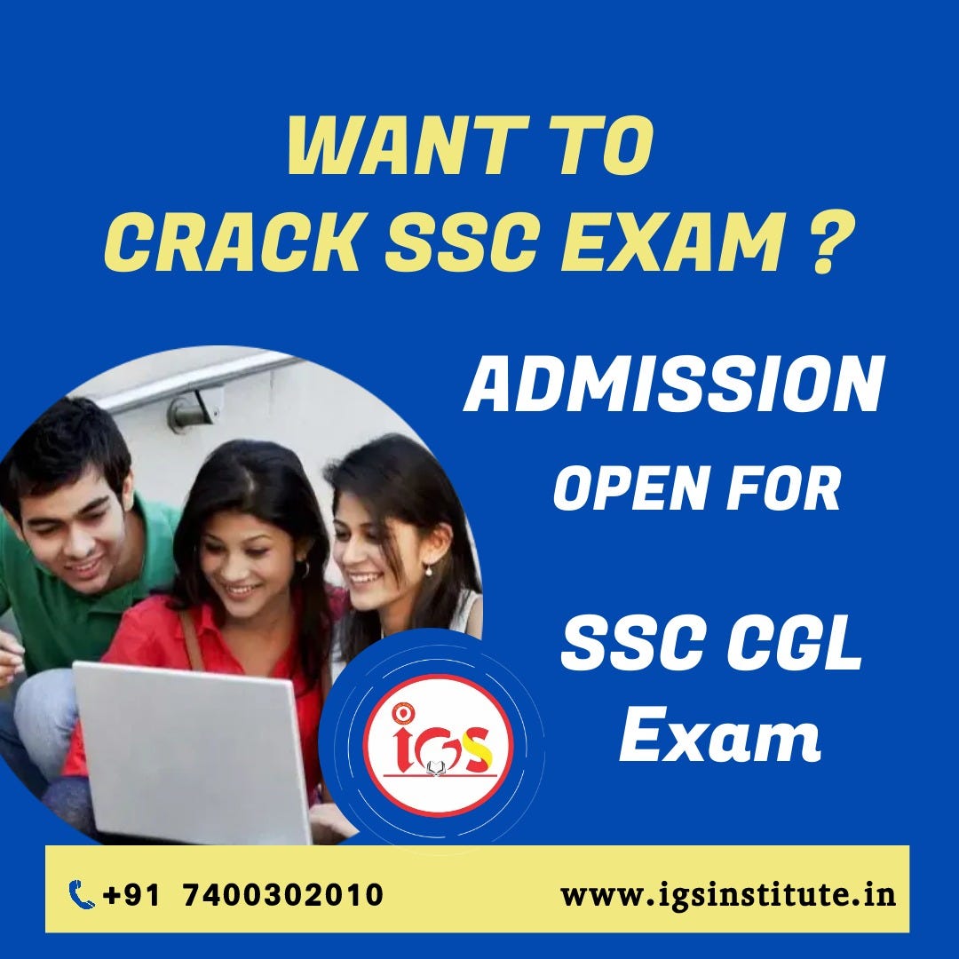 Benefits of SSC Coaching in Noida | by IGS INSTITUTE | Medium