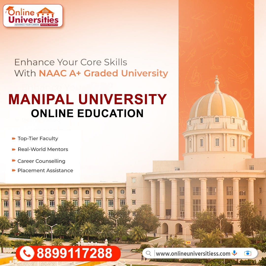 Manipal University Online Education - chhotu ray - Medium
