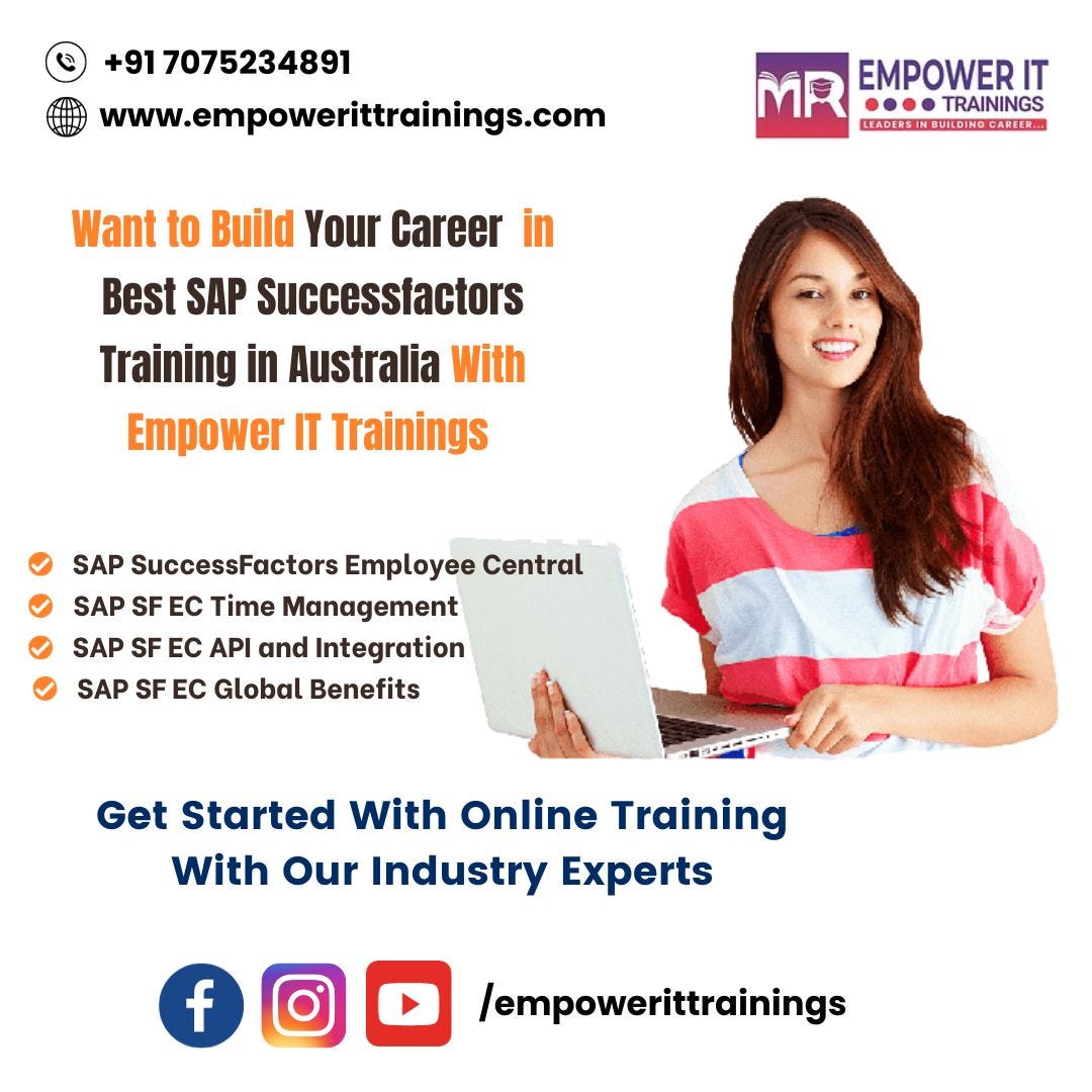 Best SAP Successfactors Online Training in Australia ...