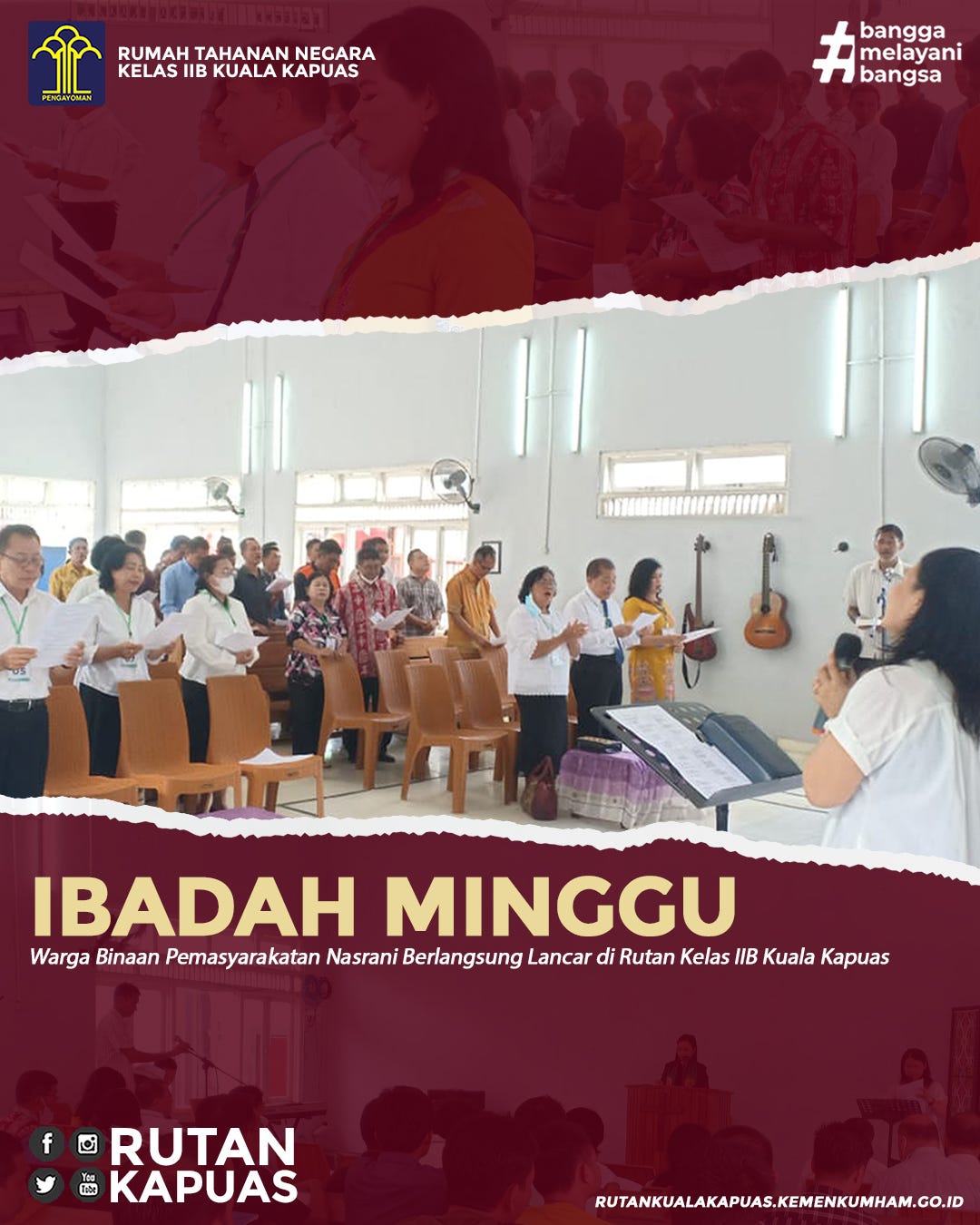 Ibadah Minggu Warga Binaan Pemasyarakatan Nasrani Berlangsung Lancar di ...