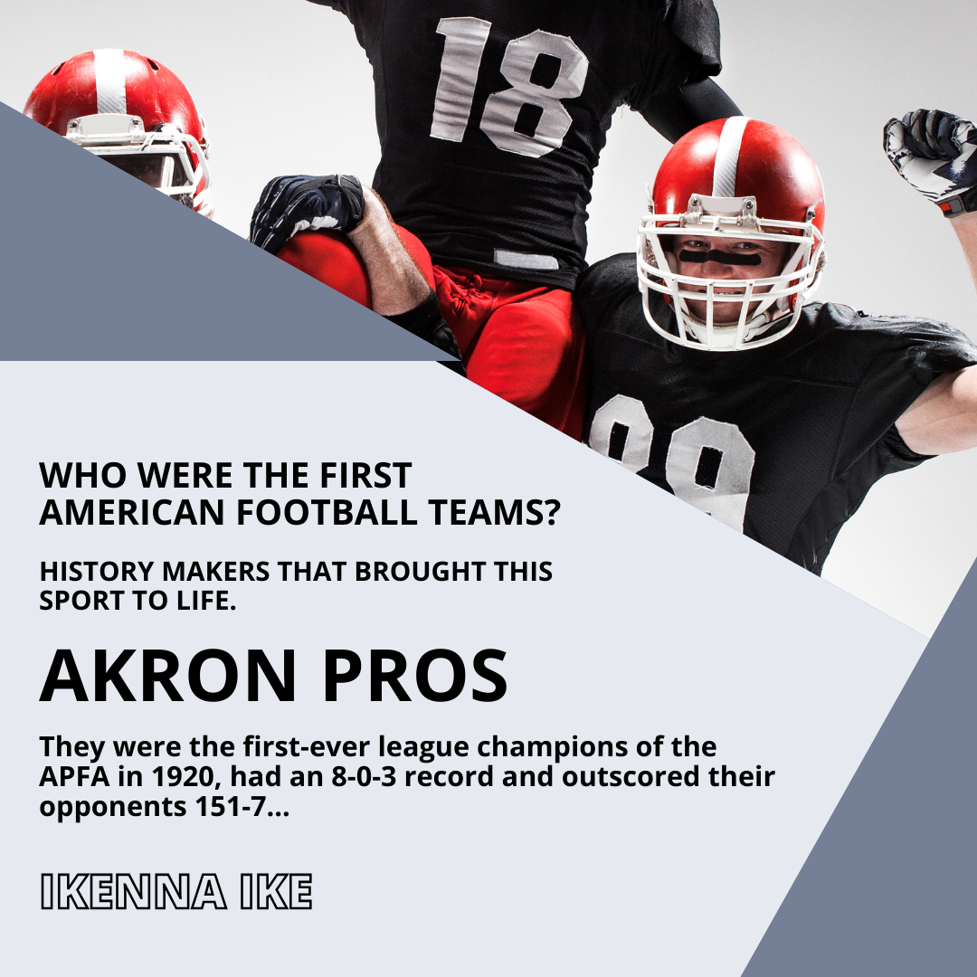 Original American Football Teams