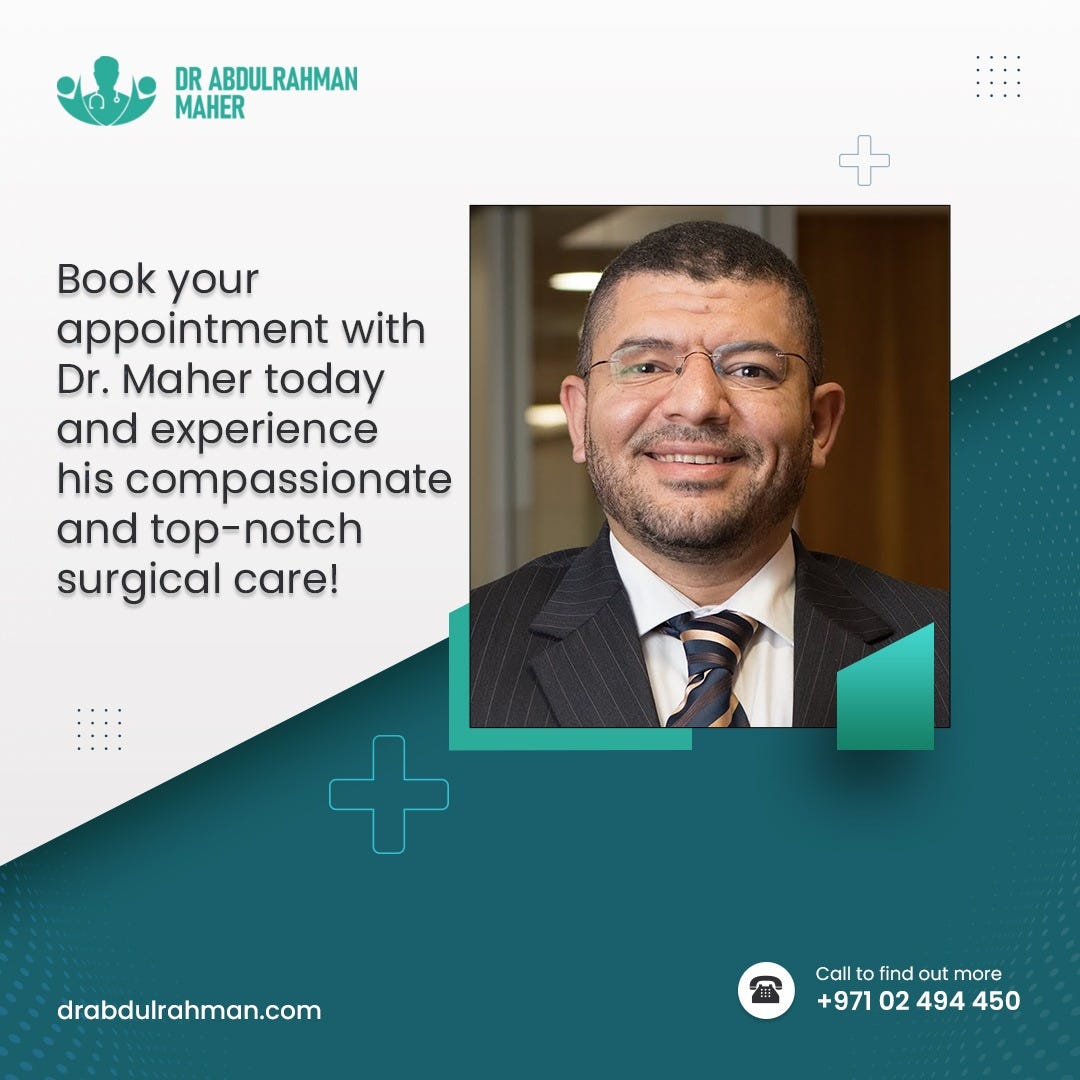 Book Your Appointment With Dr. Abdul Rahman Maher - DrAbdul Rahman - Medium