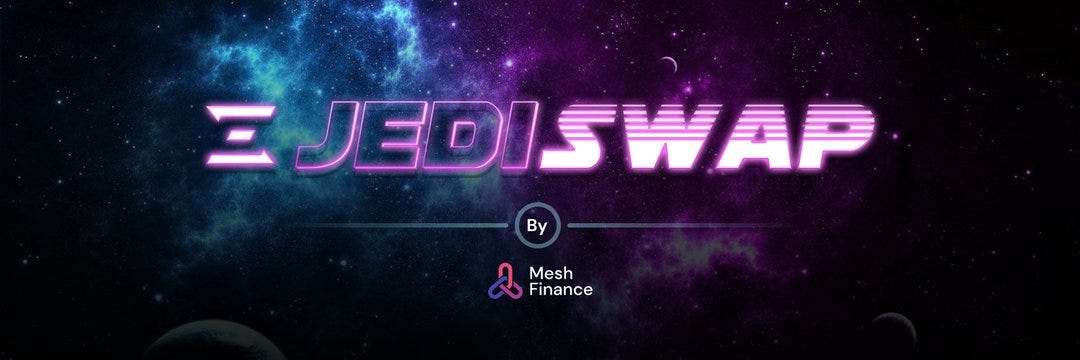 JEDISWAP A COMMUNITY -LED, PERMISSIONLESS, AND COMPOSABLE AMM ON STARKNET: | by Fingerprint | Medium