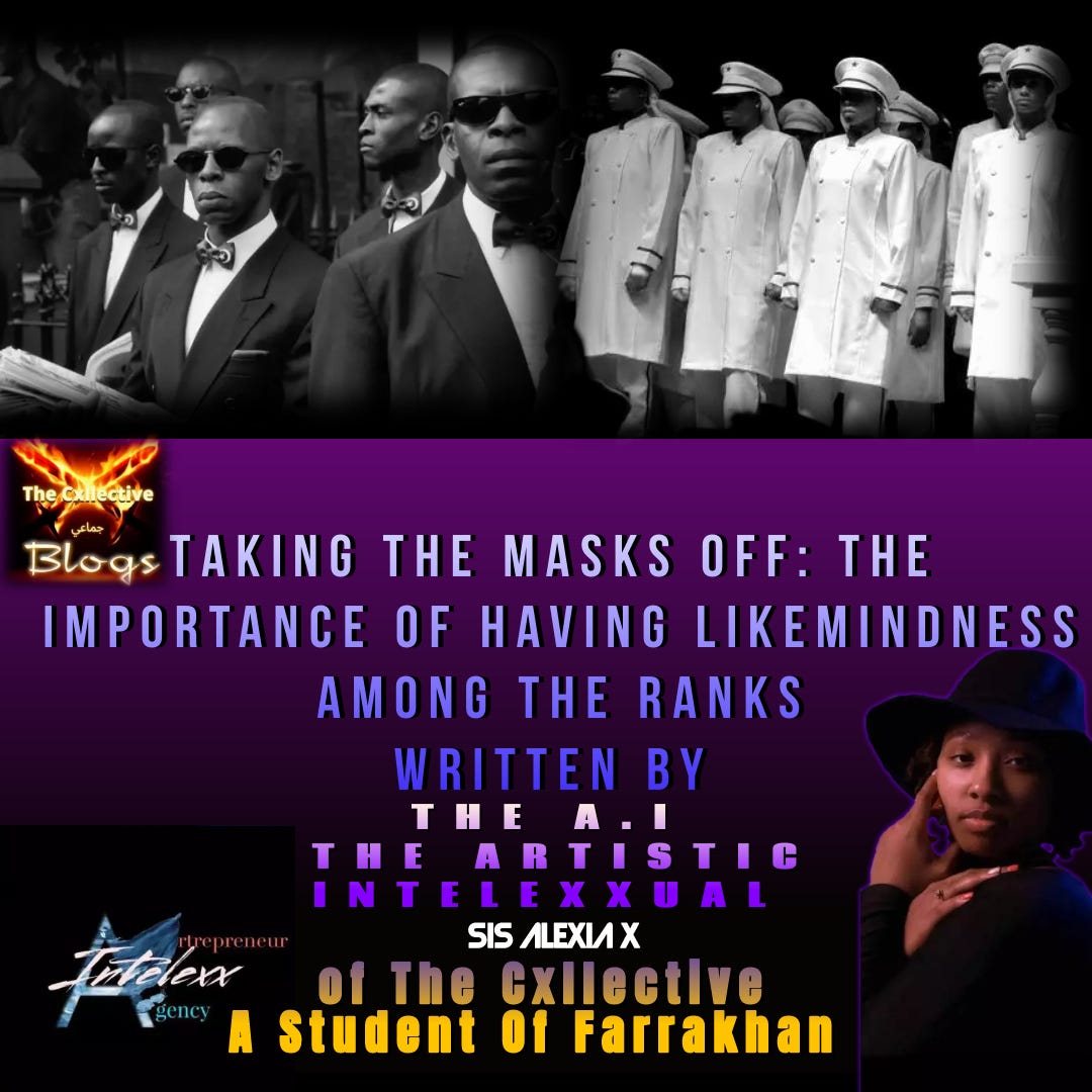 Taking The Masks Off: The Importance Of Having Likemindness Among The ...