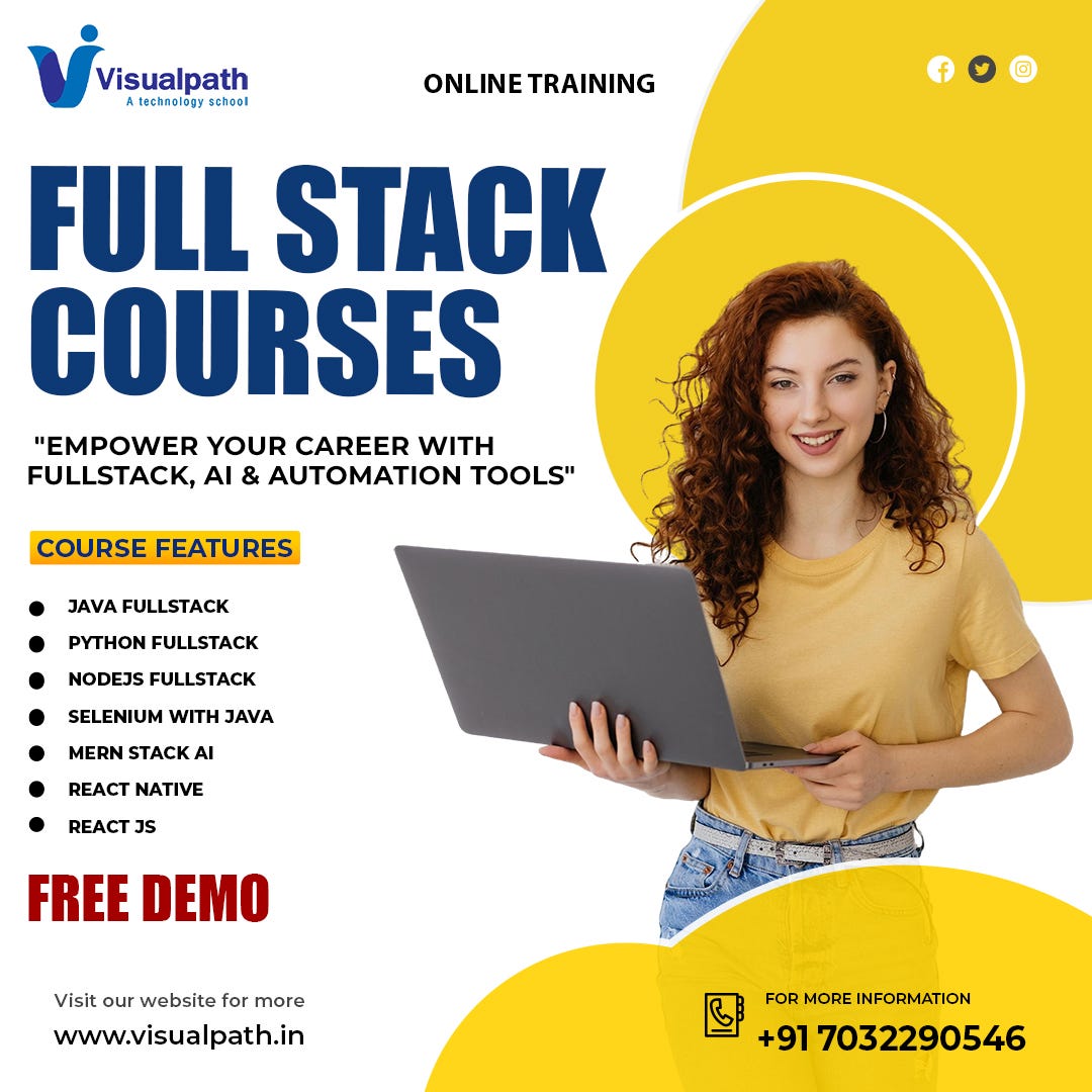 pythonBest Full Stack Course Online Training In Hyderabad - Harik Visualpath - Medium