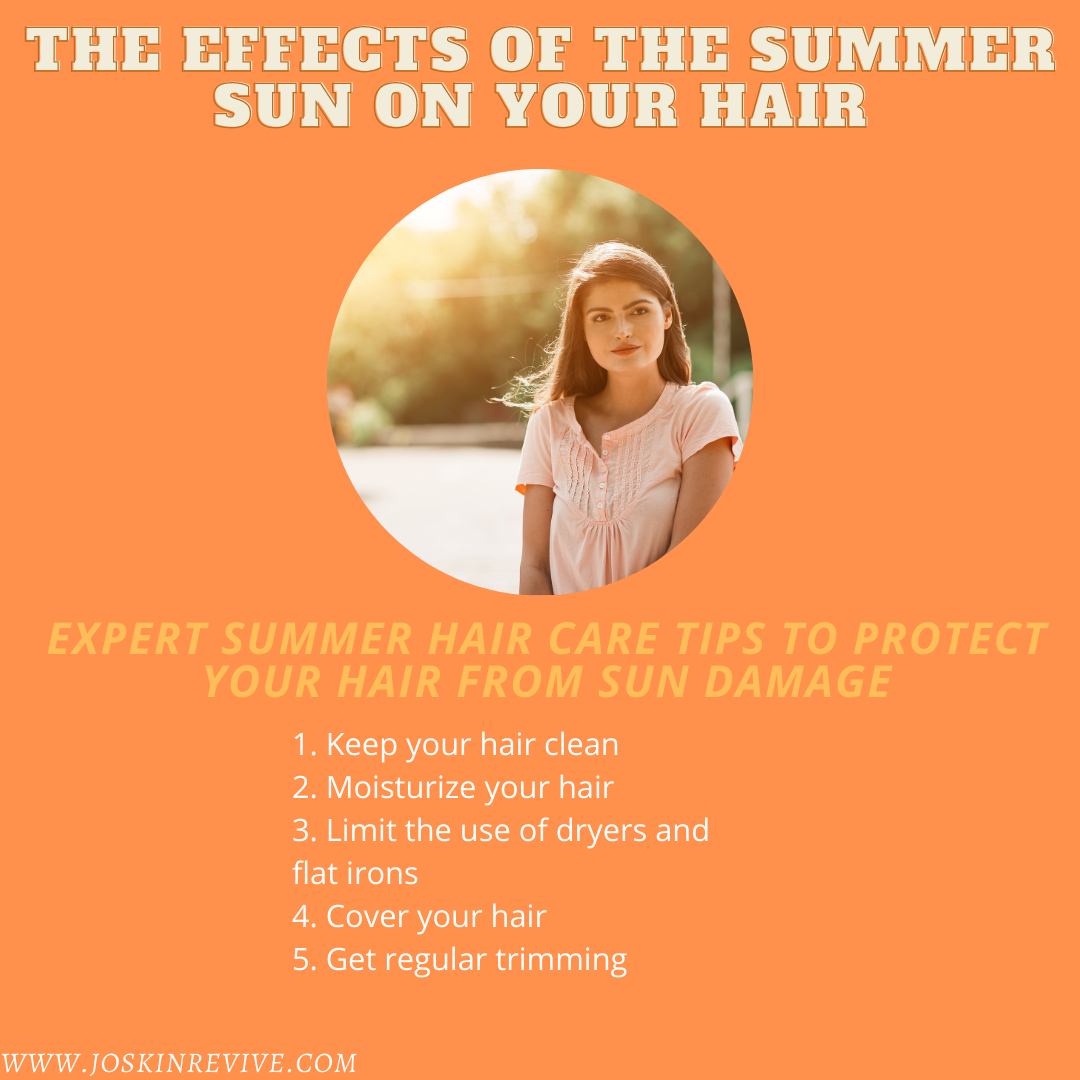 The Effects of the Summer Sun On Your Hair | by skin care | Medium