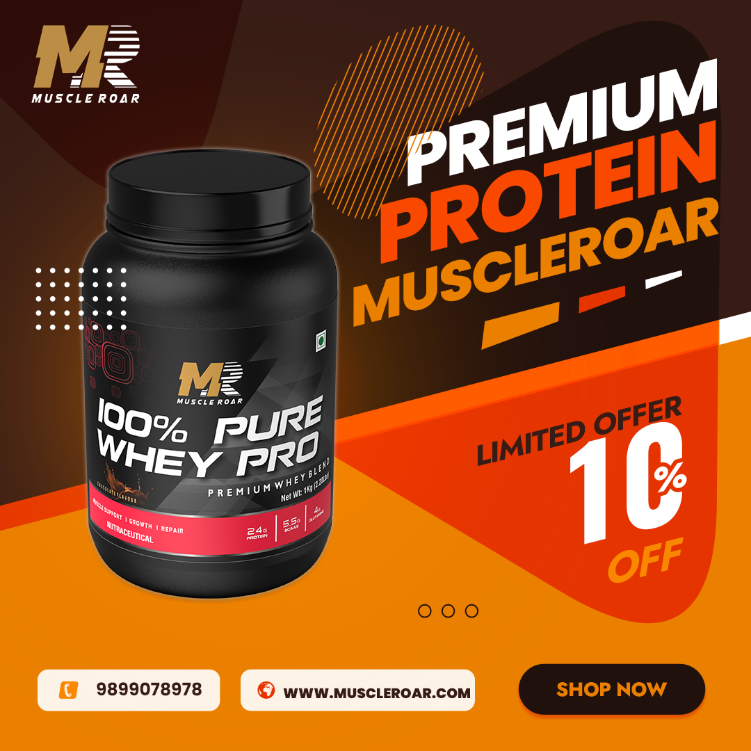 WHEY PROTEIN ISOLATE - Muscle Roar - Medium