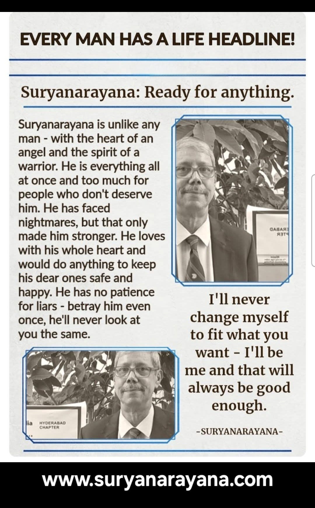 Why Am I Always Ready for Anything? [M_52] | by Suryanarayana SV www ...