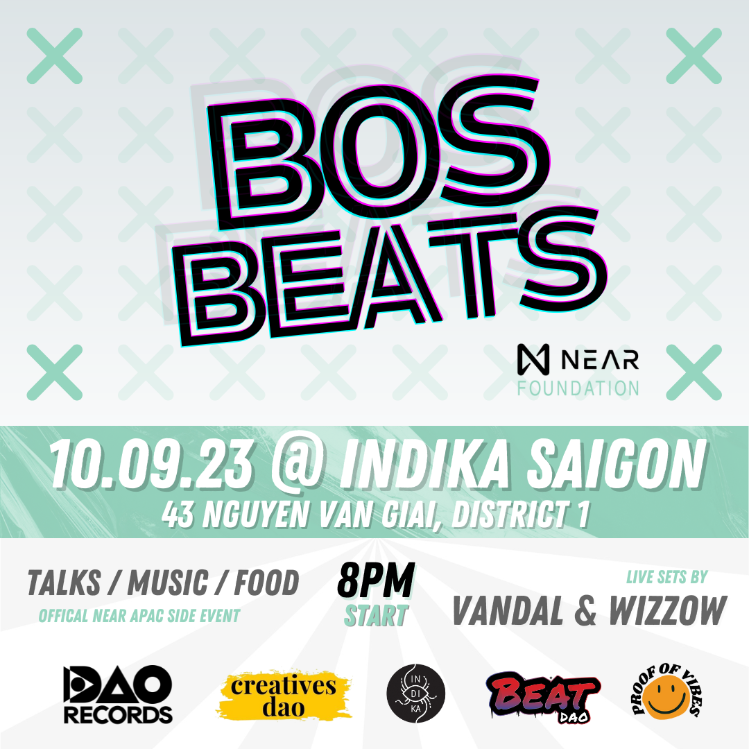 BOS BEATS 2023. A NEAR APAC Side Event | by DAOrecords | Aug, 2023 | Medium