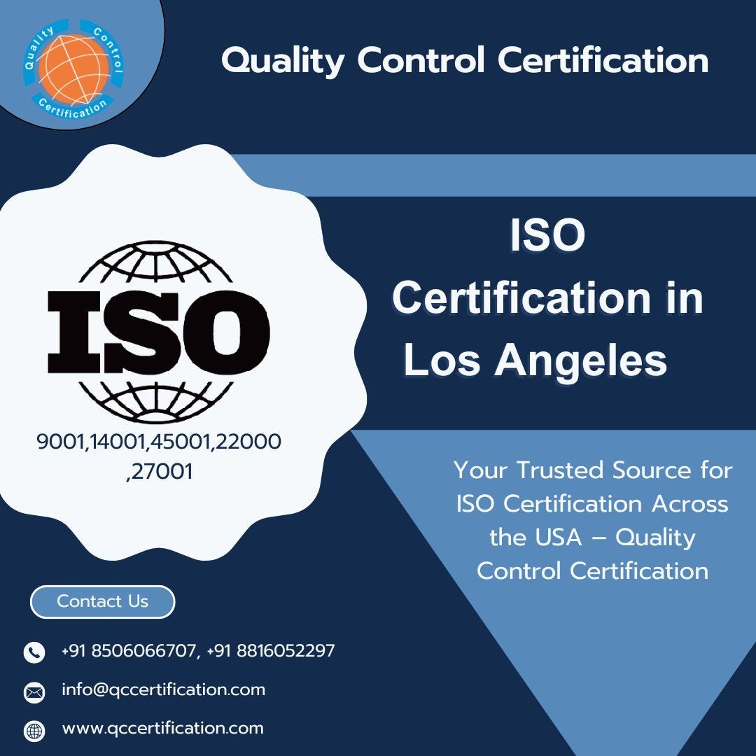ISO Certification in Los Angeles 9001,14001,45001,22000,27001 ...