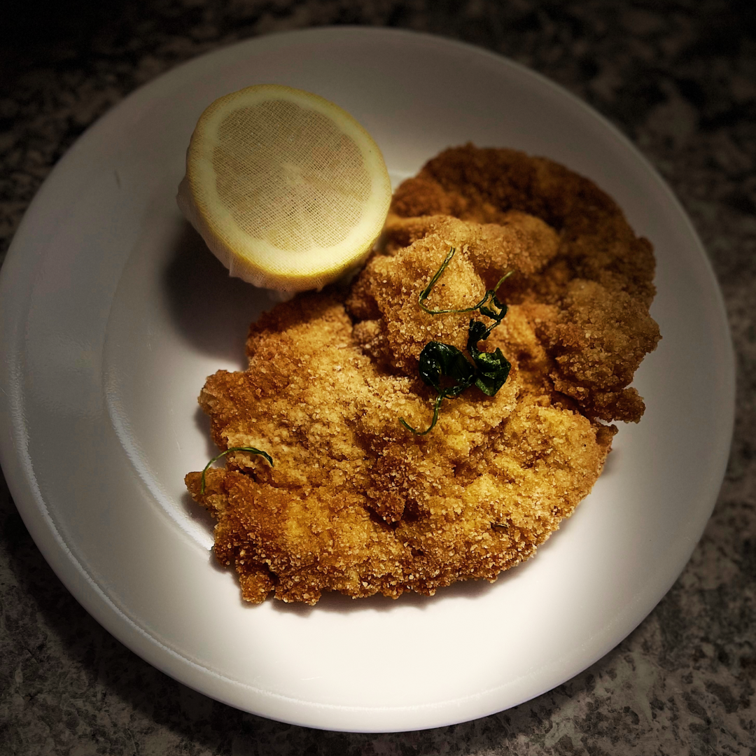 Ode to a Schnitzel. pounded thin then dipped and battered… | by Nancy ...